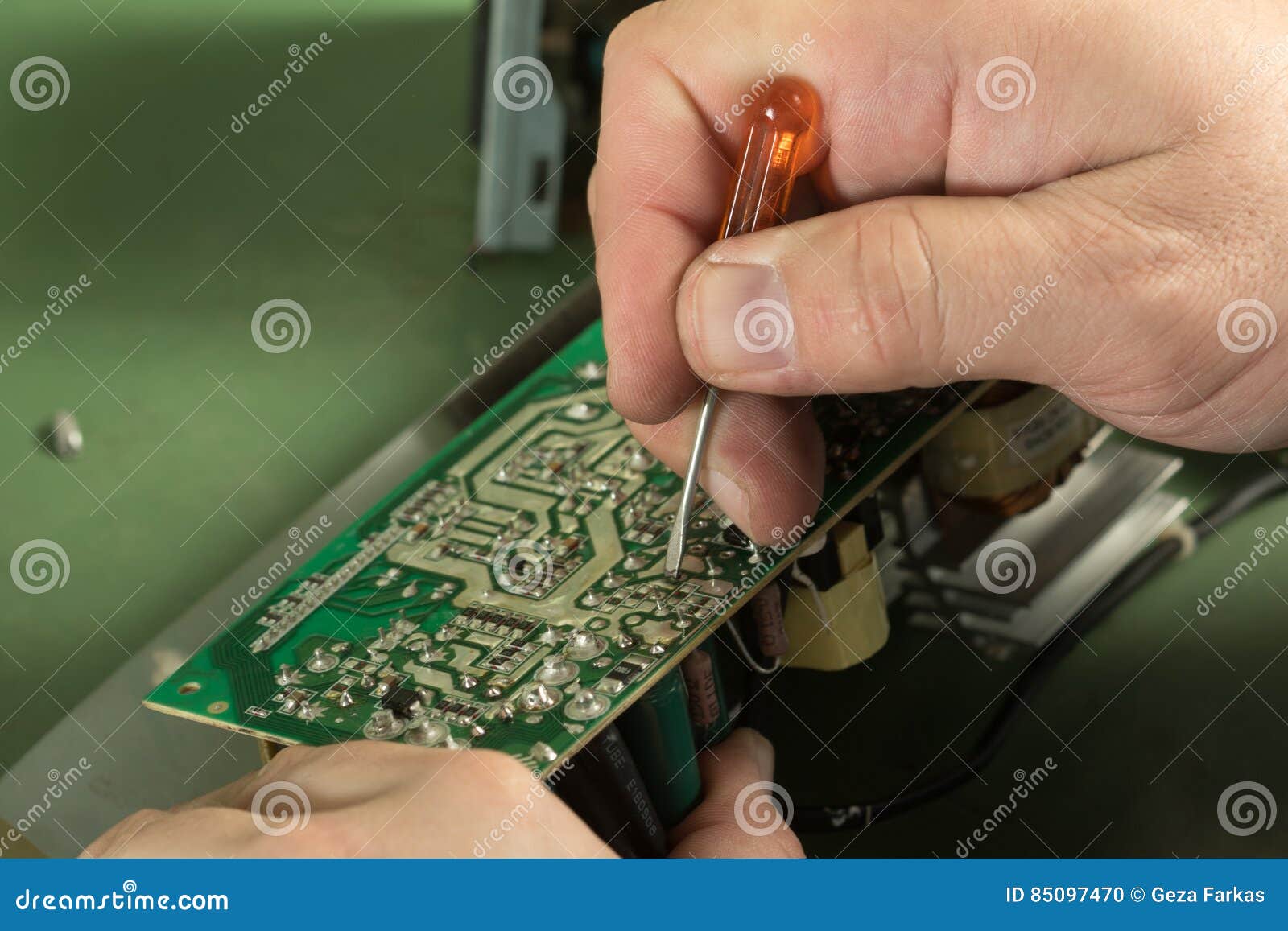 Repair Of Circuit Board Stock Image | CartoonDealer.com #20390935
