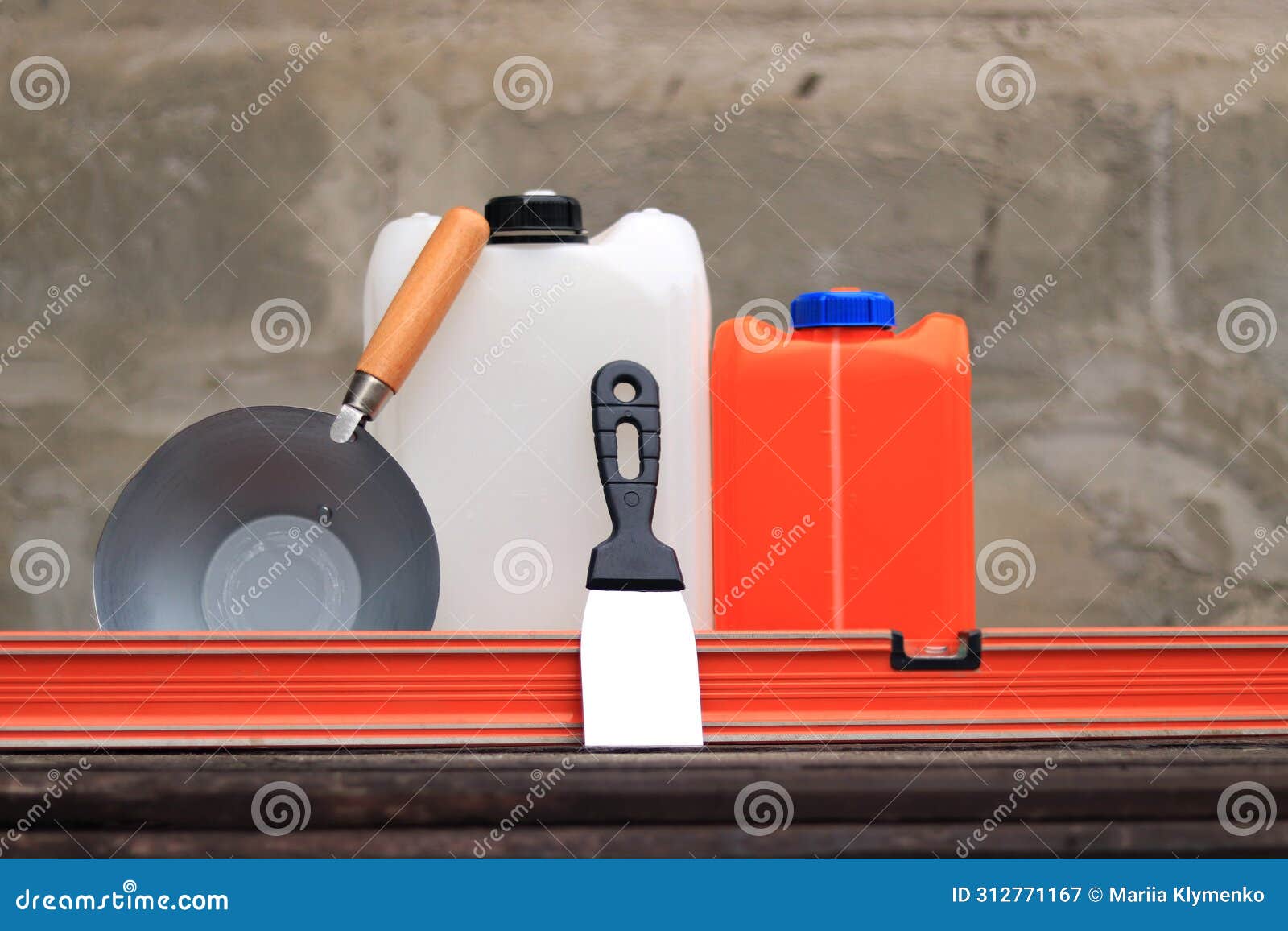 Repair and Construction. Plastering Tools Stock Image - Image of ...