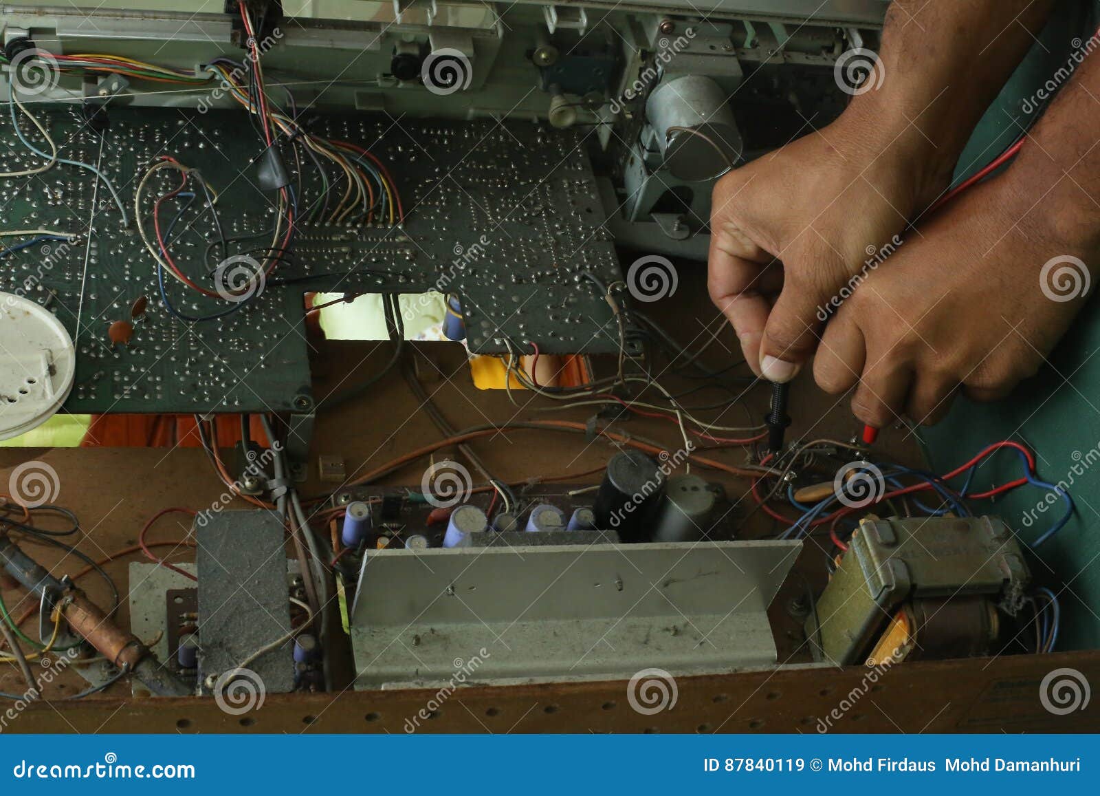Repair and Diagnostic. stock image. Image of printed - 87840119