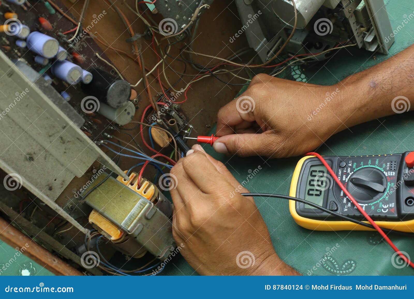 Repair and Diagnostic. stock photo. Image of equipment - 87840124