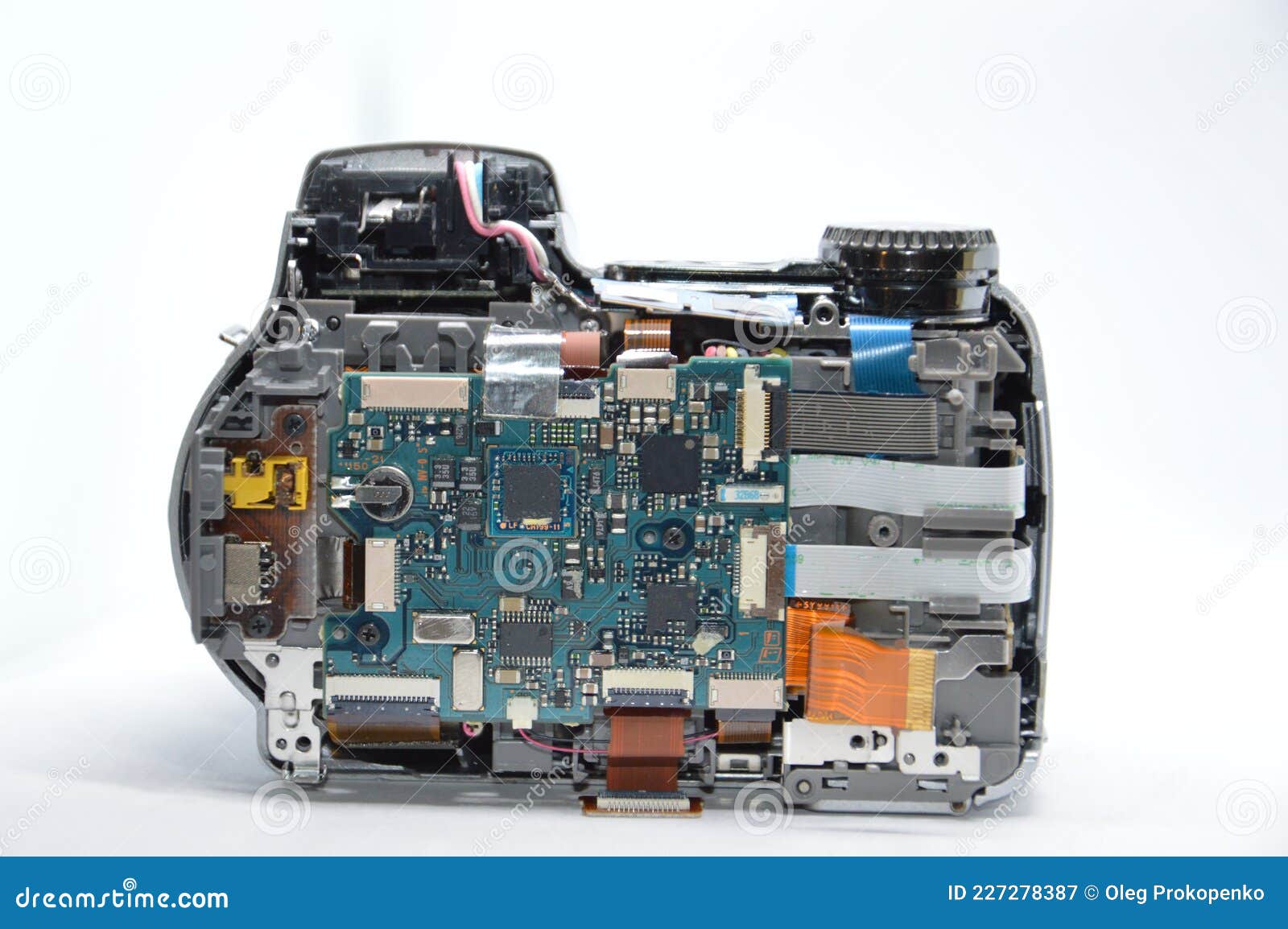 Repair and Disassembly of a Digital Camera Stock Image - Image of ...