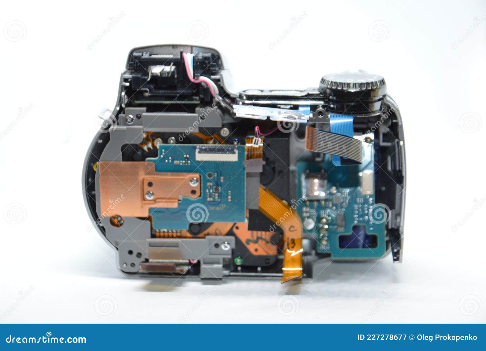 Repair and Disassembly of a Digital Camera Stock Image - Image of ...