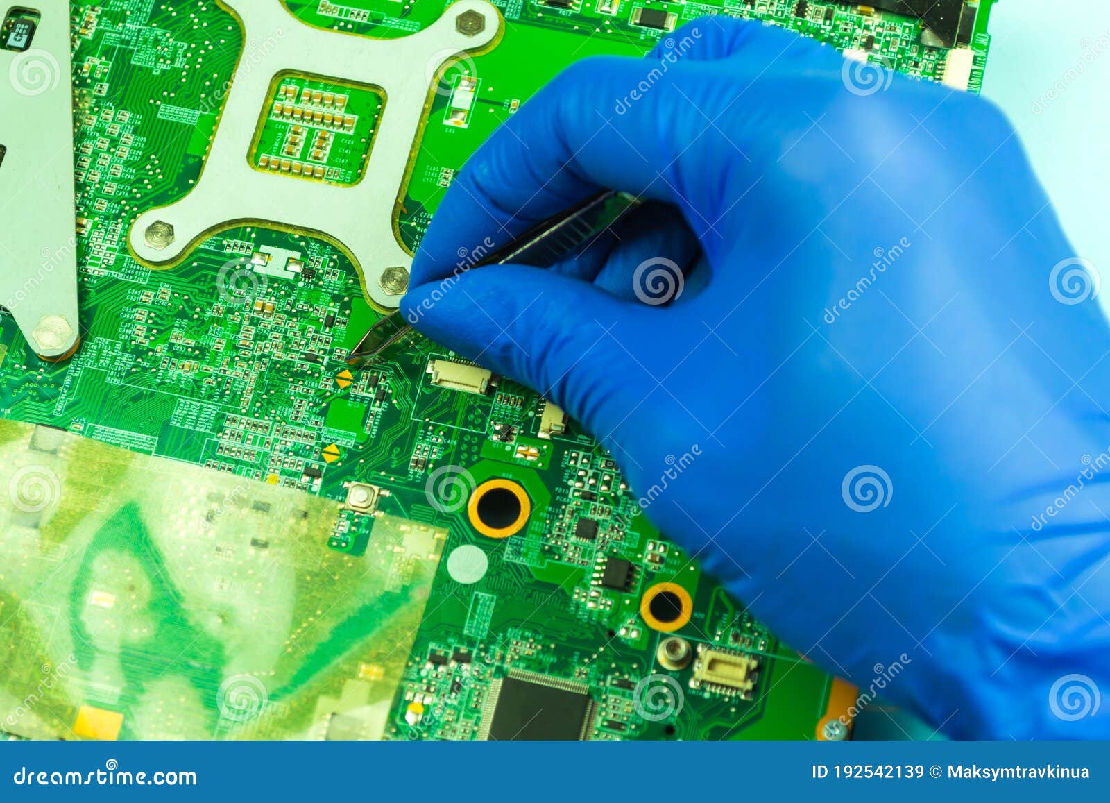 Repair, Disassembly, Laptop Cleaning Stock Image - Image of fixing ...