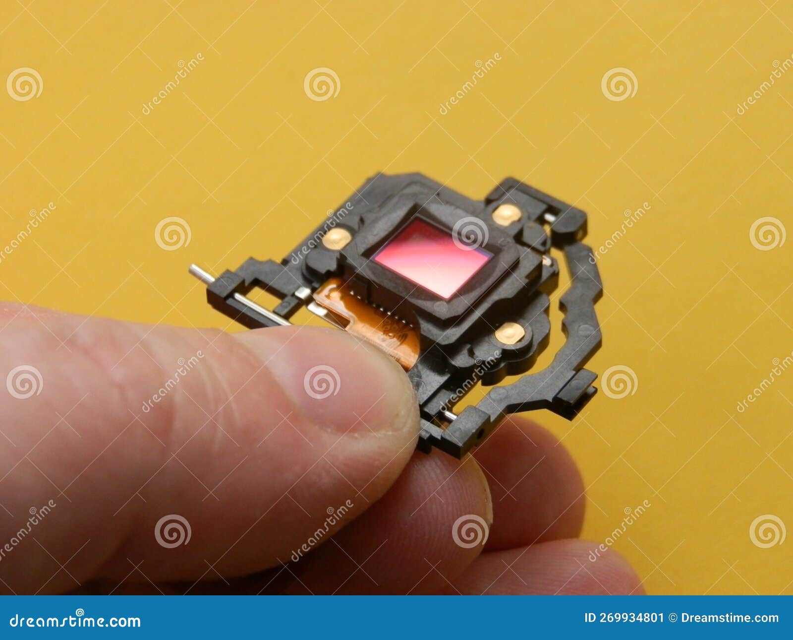 Repair and Disassembly of a Pocket Digital Camera Stock Image - Image ...