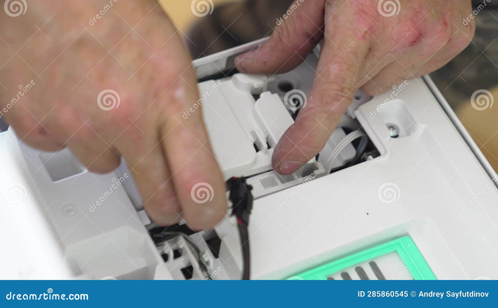 Repair of Electrical Appliances, Split Systems. Montage Stock Video ...