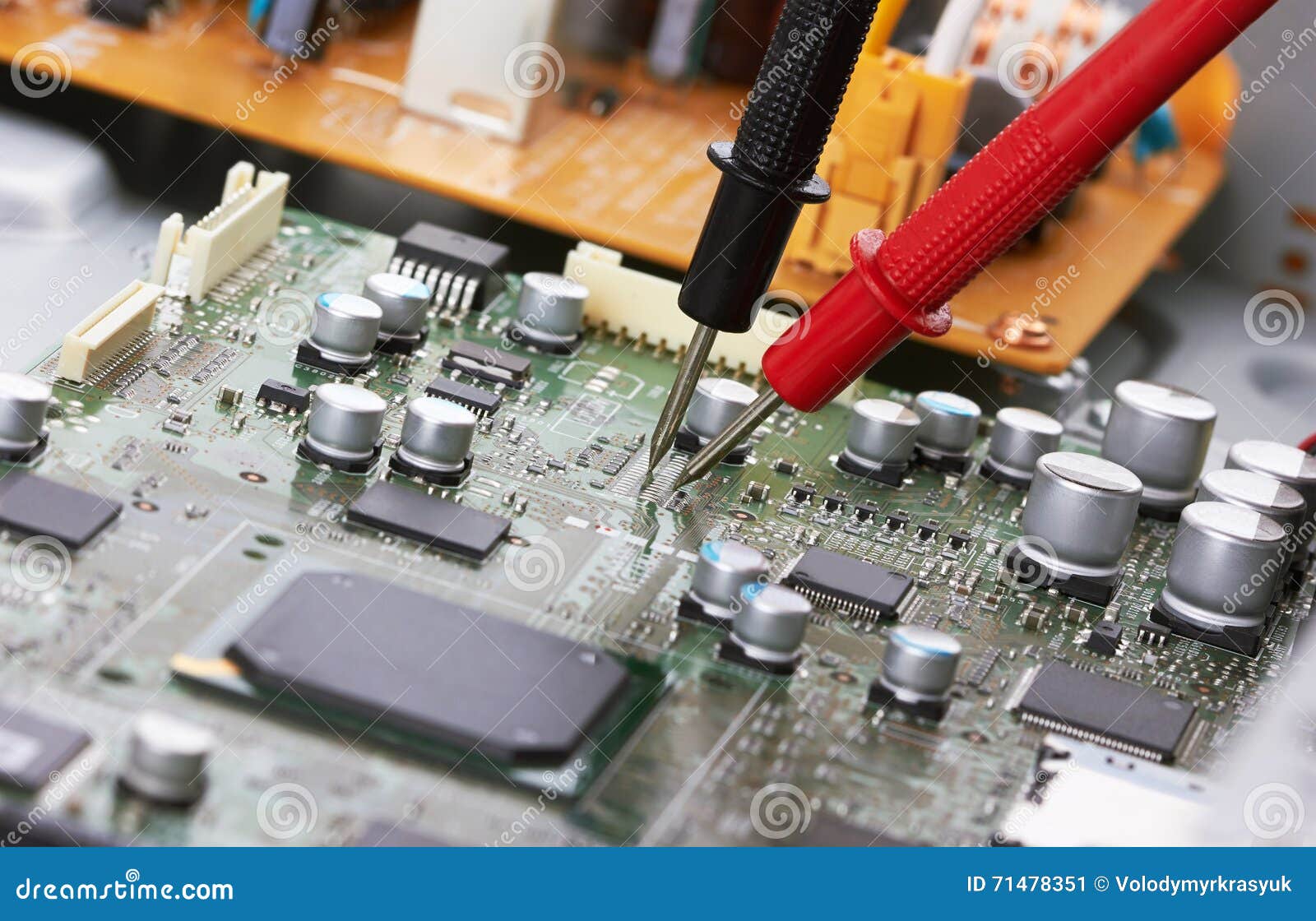 Repair Electronic Circuit Board Stock Image - Image of electric ...