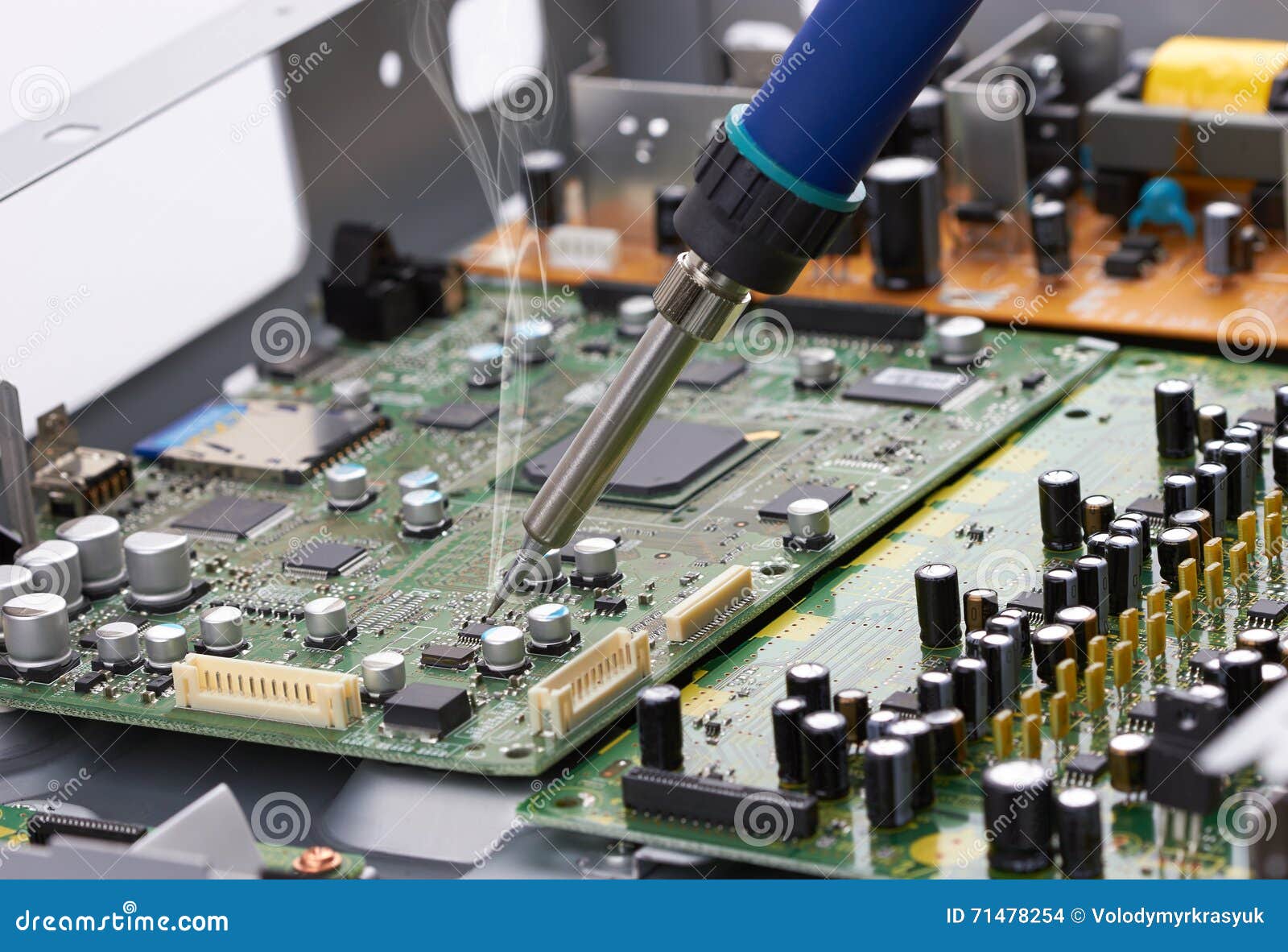 Repair of Electronic Devices Stock Photo - Image of professional ...