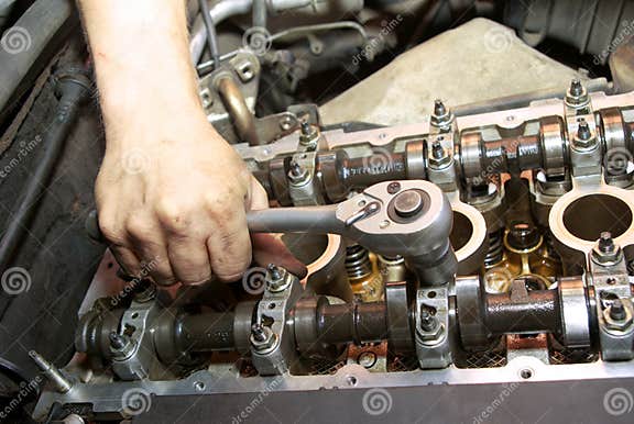 Repair of the engine stock photo. Image of engine, engineering - 5884546
