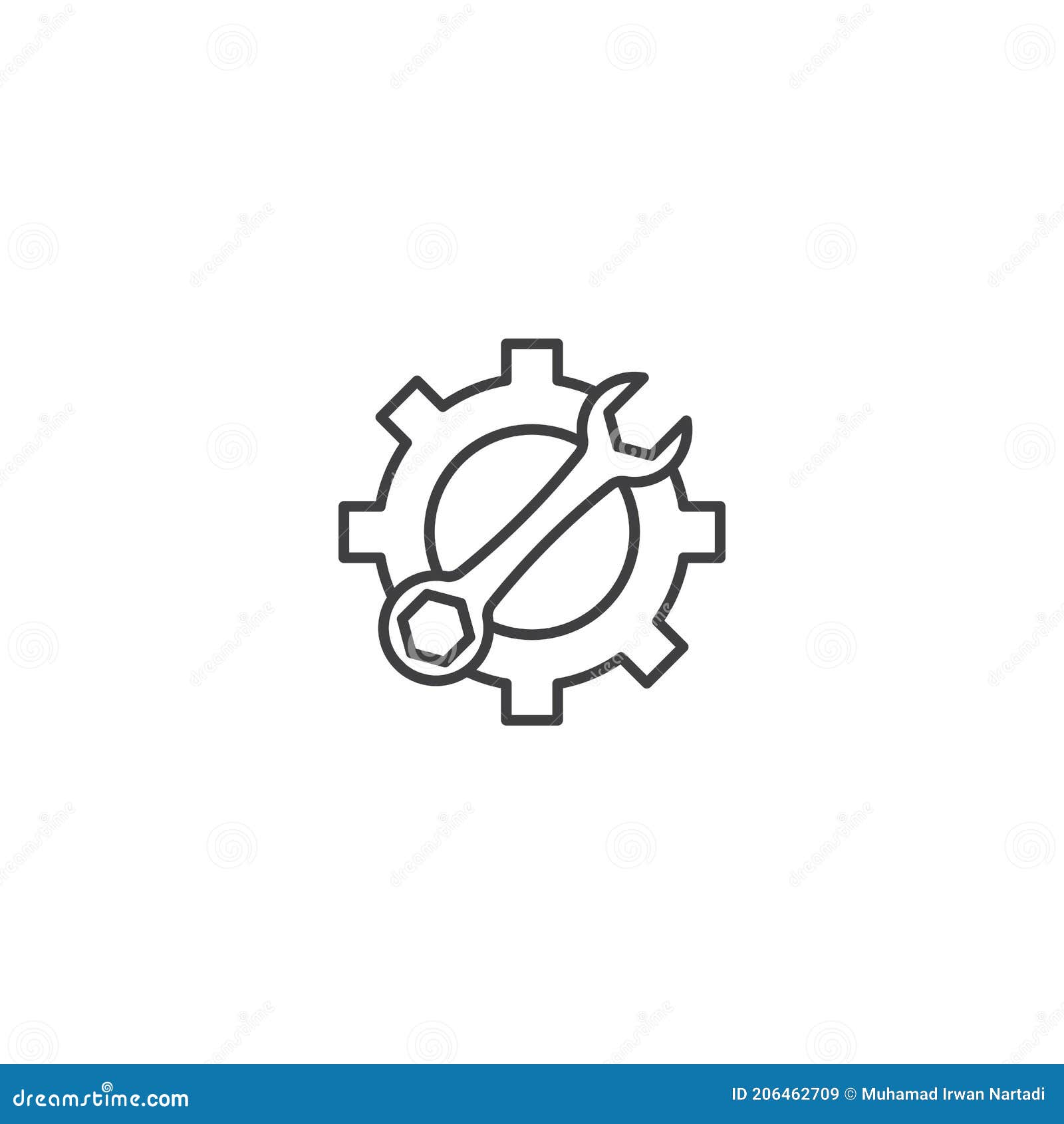 Repair Engine, Service Engine Line Icon Vector Stock Vector ...