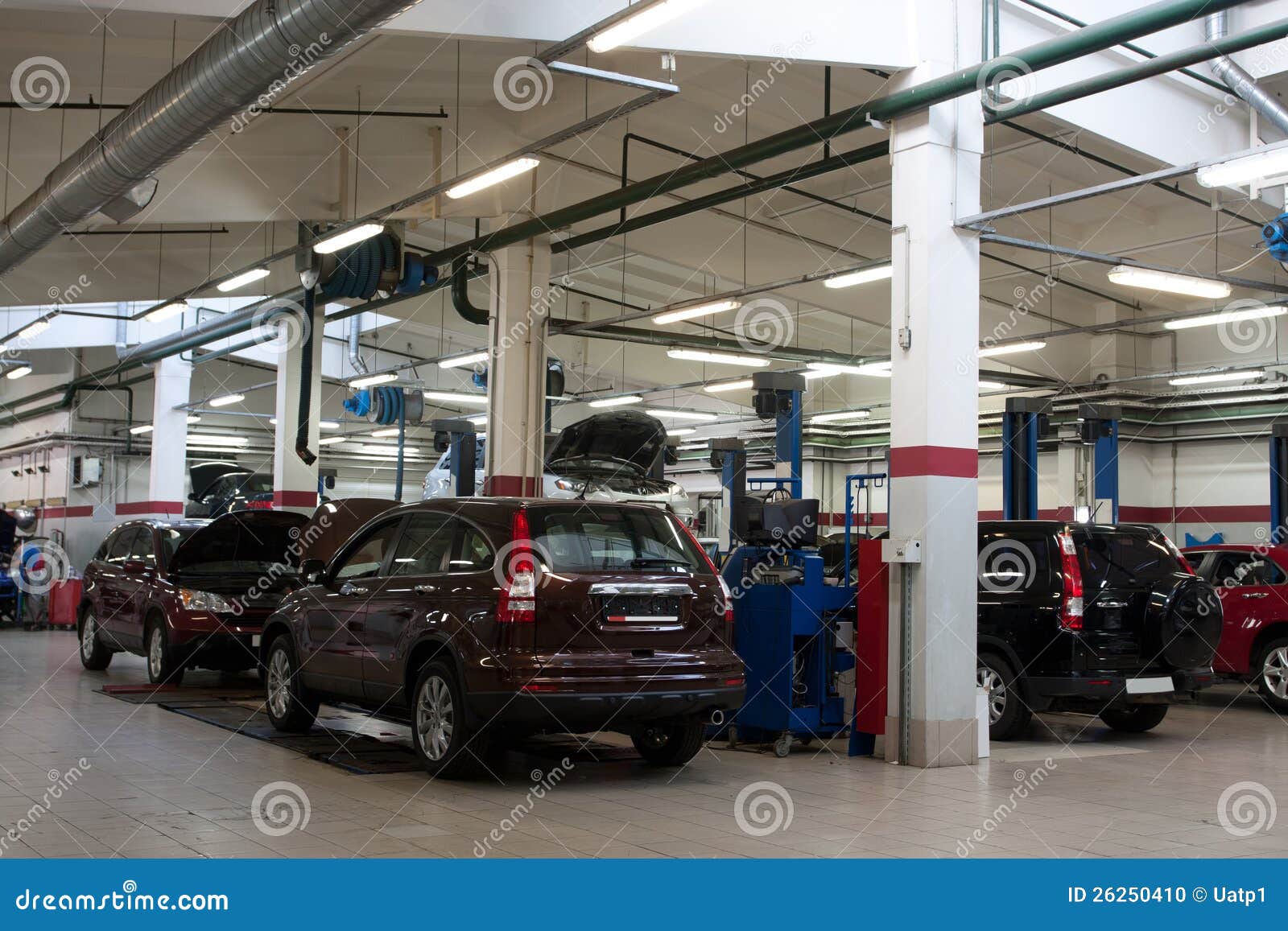 Repair garage stock photo. Image of service, auto, repairing - 26250410