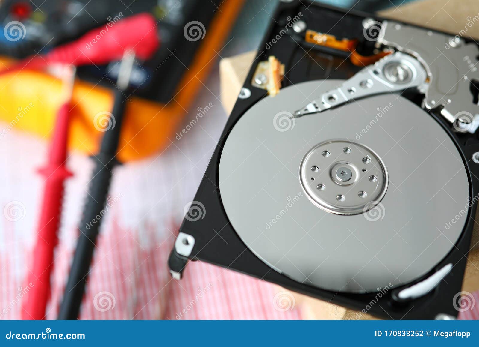 Repair Hard Drives, Development Circuitry Hardware Stock Photo - Image ...