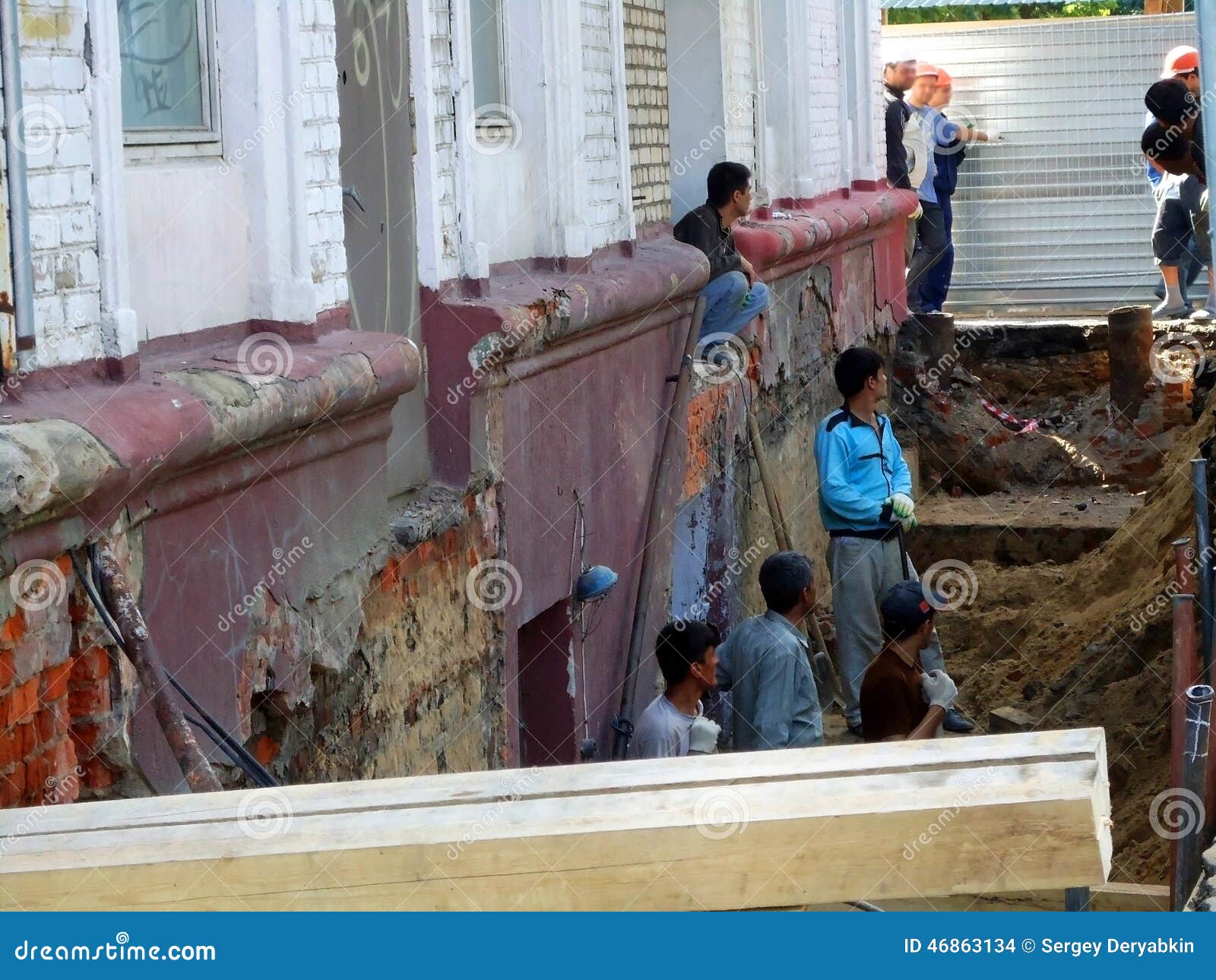 Repair of house editorial stock image. Image of work - 46863134