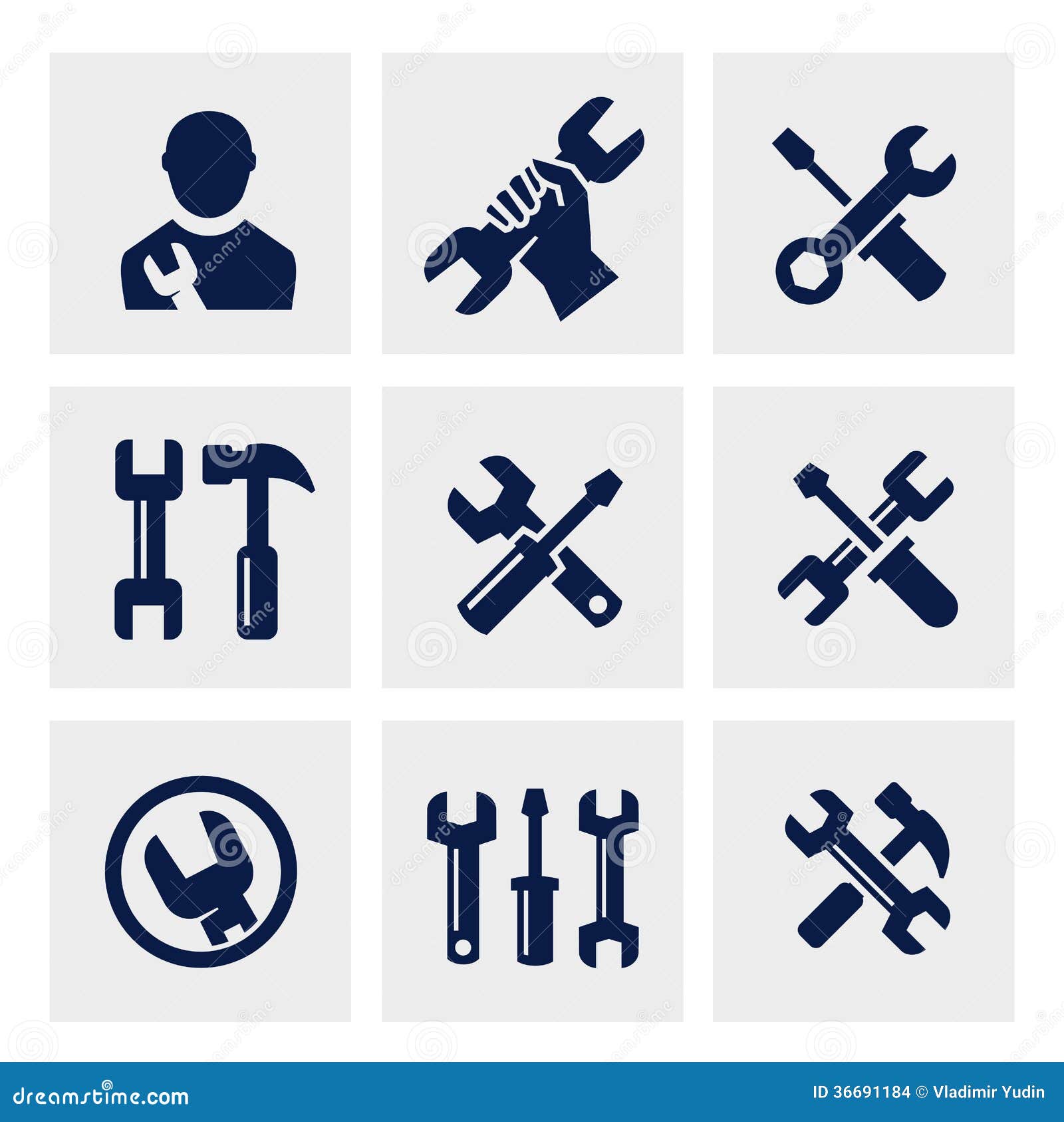 Repair icon stock vector. Illustration of screwkey, adjustment - 36691184