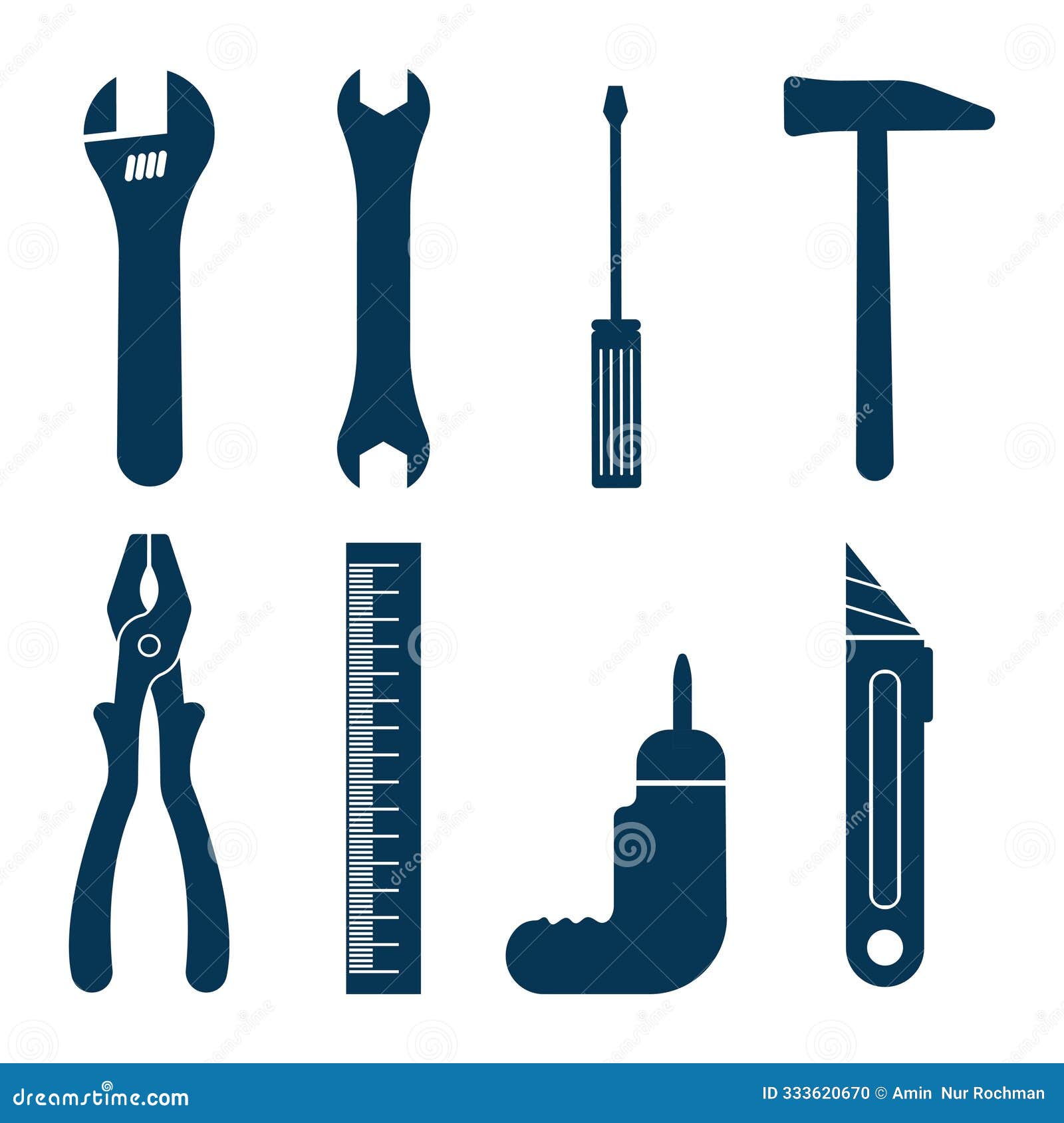 Service Tools Flat Vector Icon. Cogwheel With Wrench Symbol Logo ...