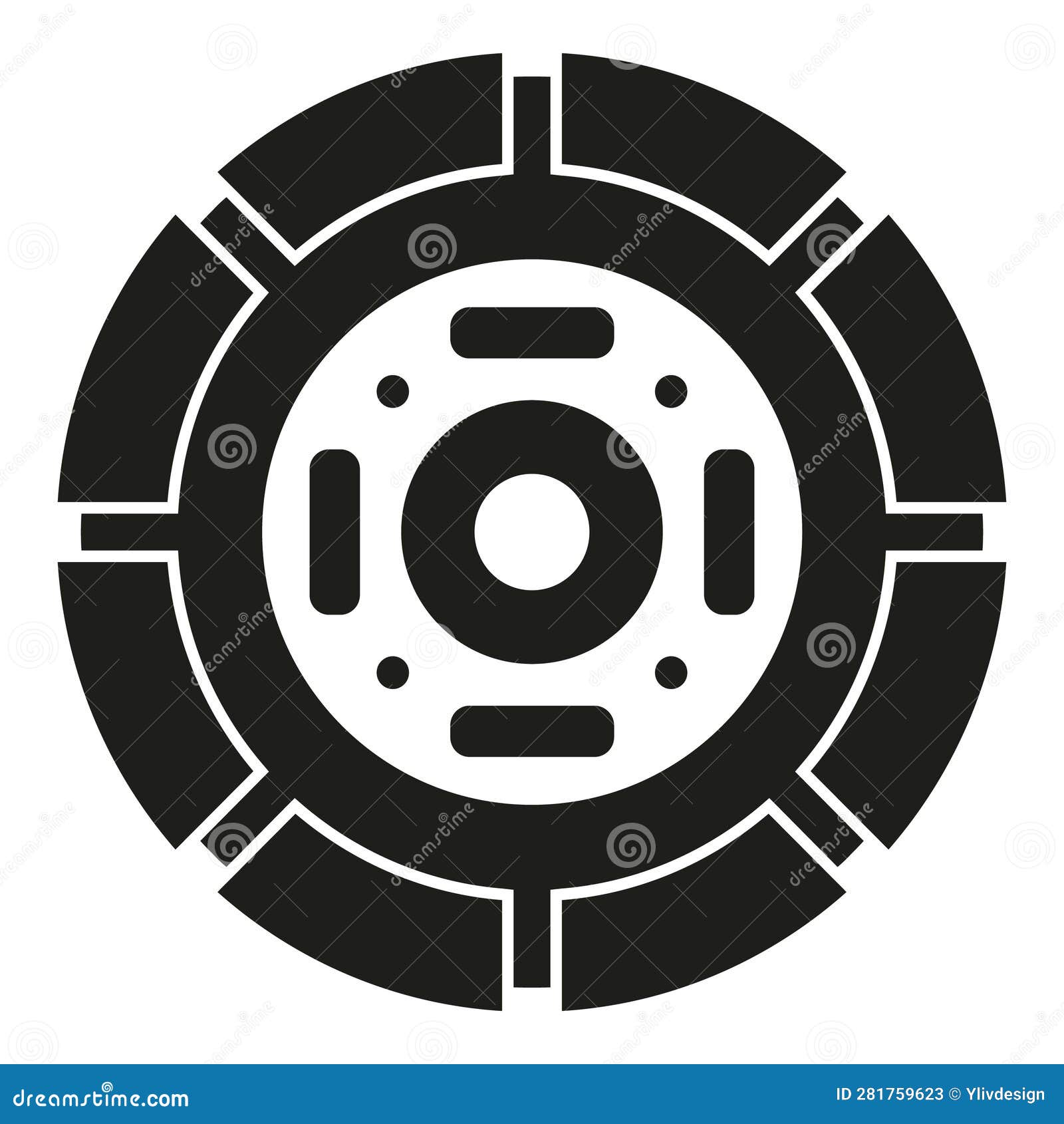 Repair Kit Icon Simple Vector. Clutch Disk Stock Vector - Illustration ...