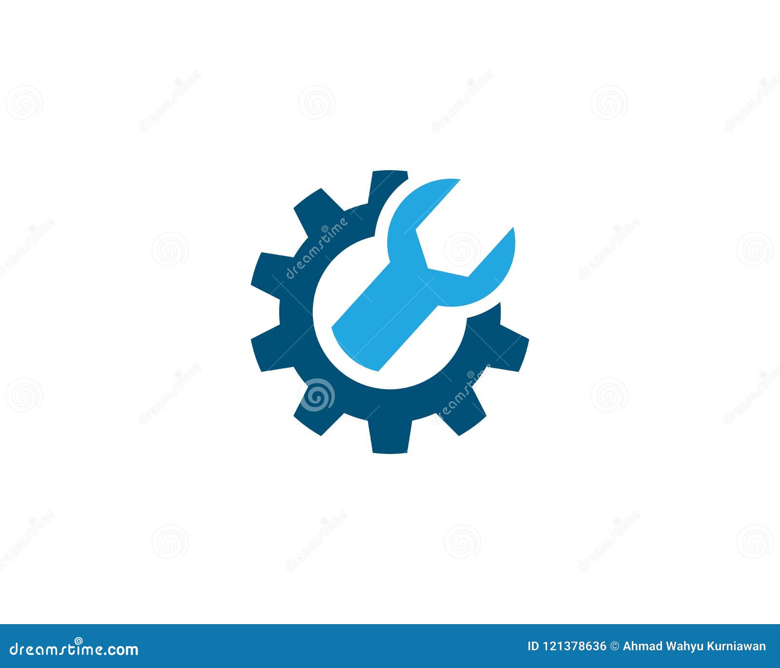Repair logo vector stock vector. Illustration of wrench - 121378636