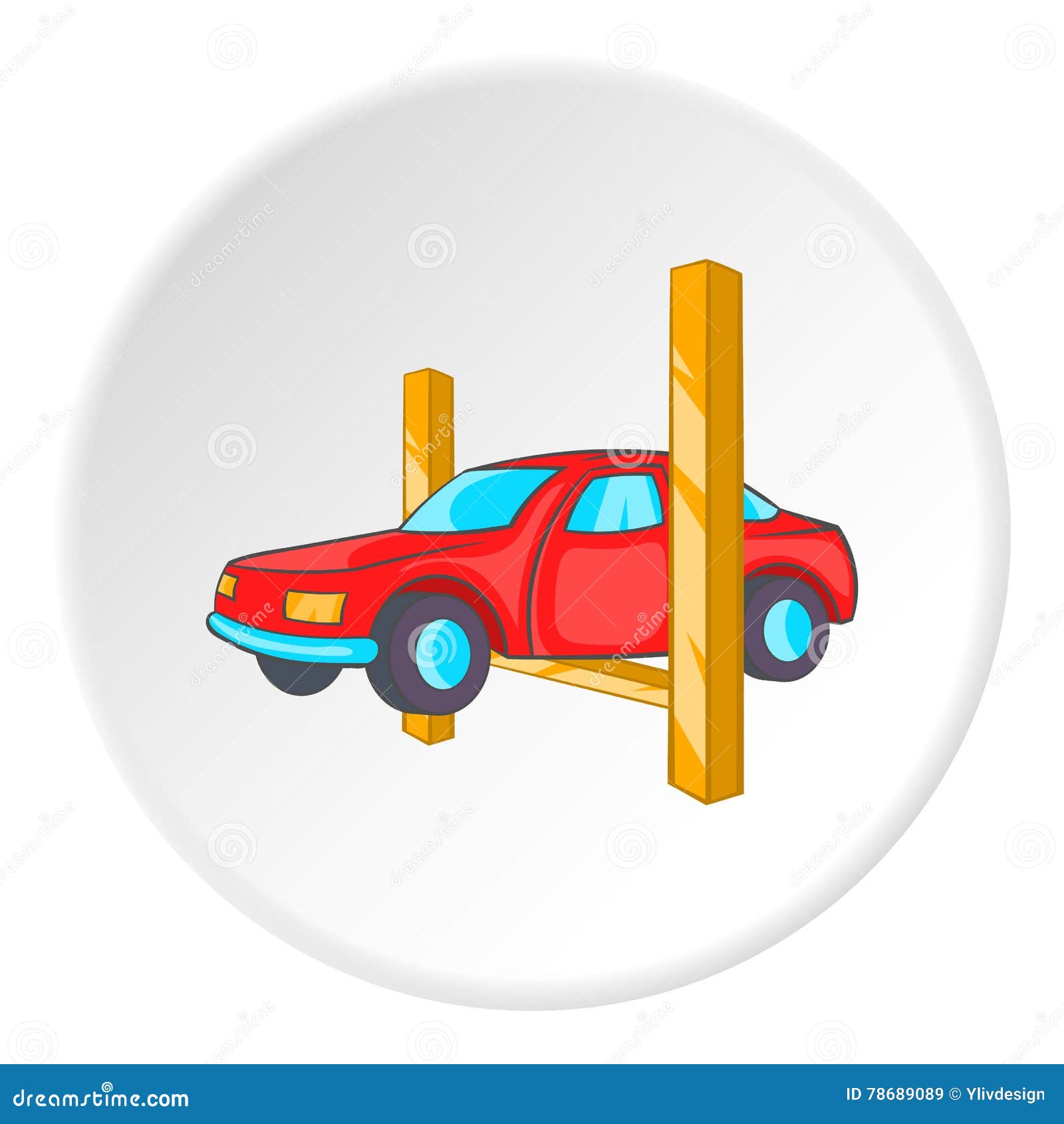 Repair Machine Icon, Cartoon Style Stock Vector - Illustration of ...