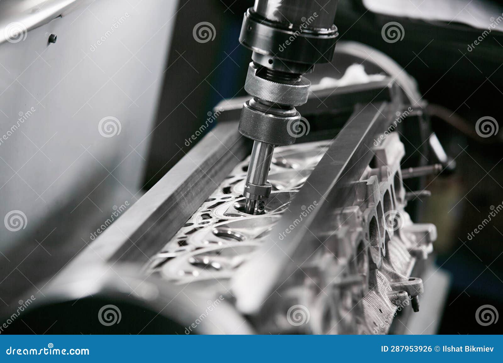 Repair and Maintenance of Engine Valve. Stock Photo - Image of ...