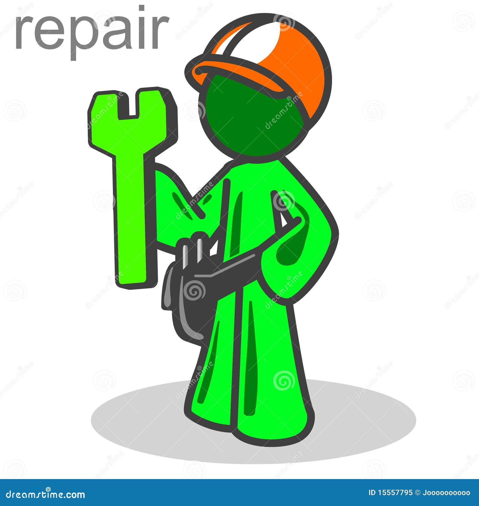 Repair man stock illustration. Illustration of equipment - 15557795
