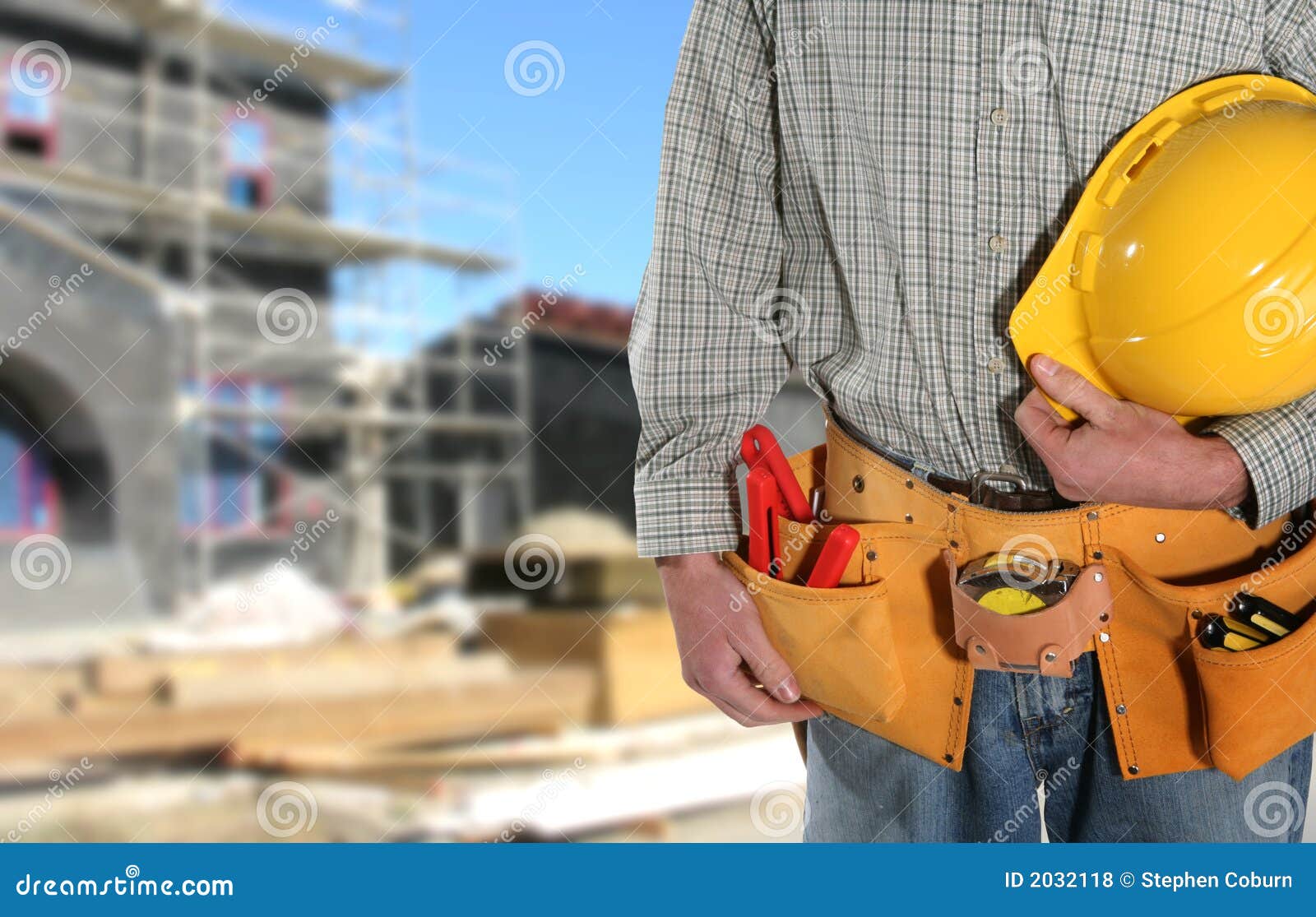 Repair Man stock photo. Image of building, tape, house - 2032118