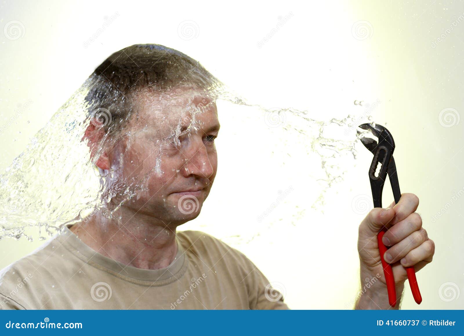 Repair man stock image. Image of amusement, bursting - 41660737