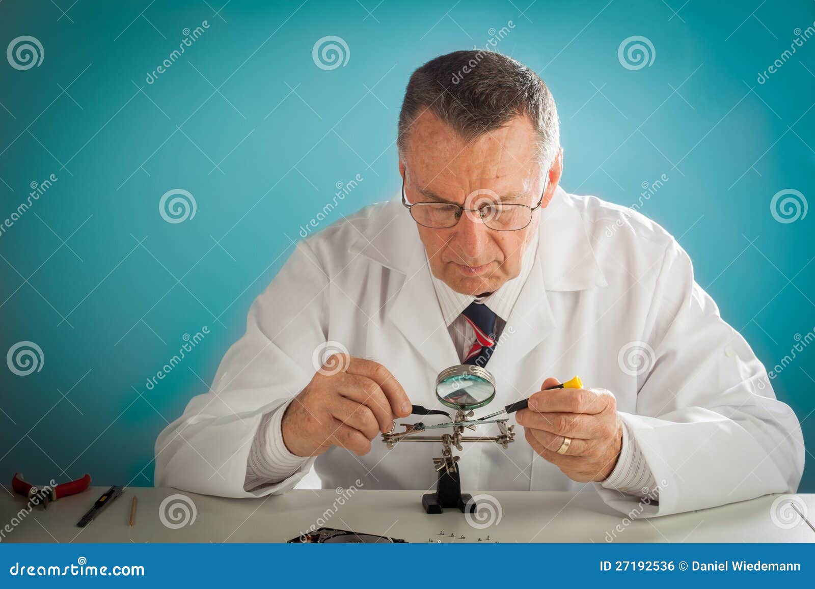 Repair Man Working stock photo. Image of technician, senior - 27192536