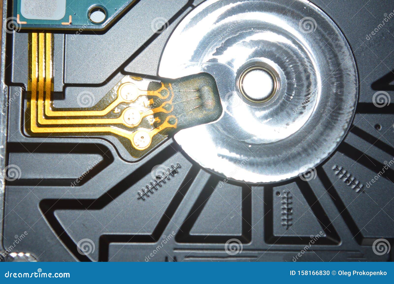 Repair Microelectronics Computer Hard Drive Stock Photo - Image of ...