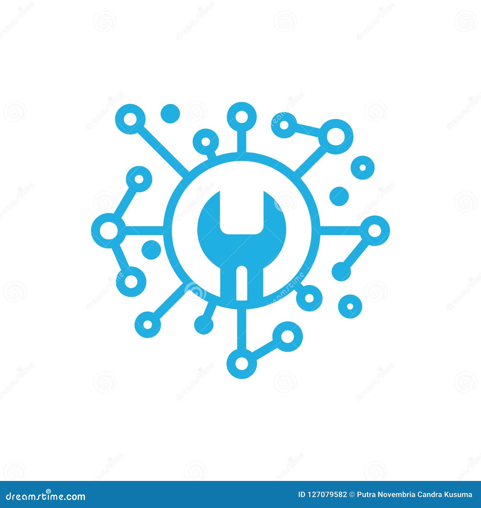 Repair Network Logo Icon Design Stock Vector - Illustration of design ...