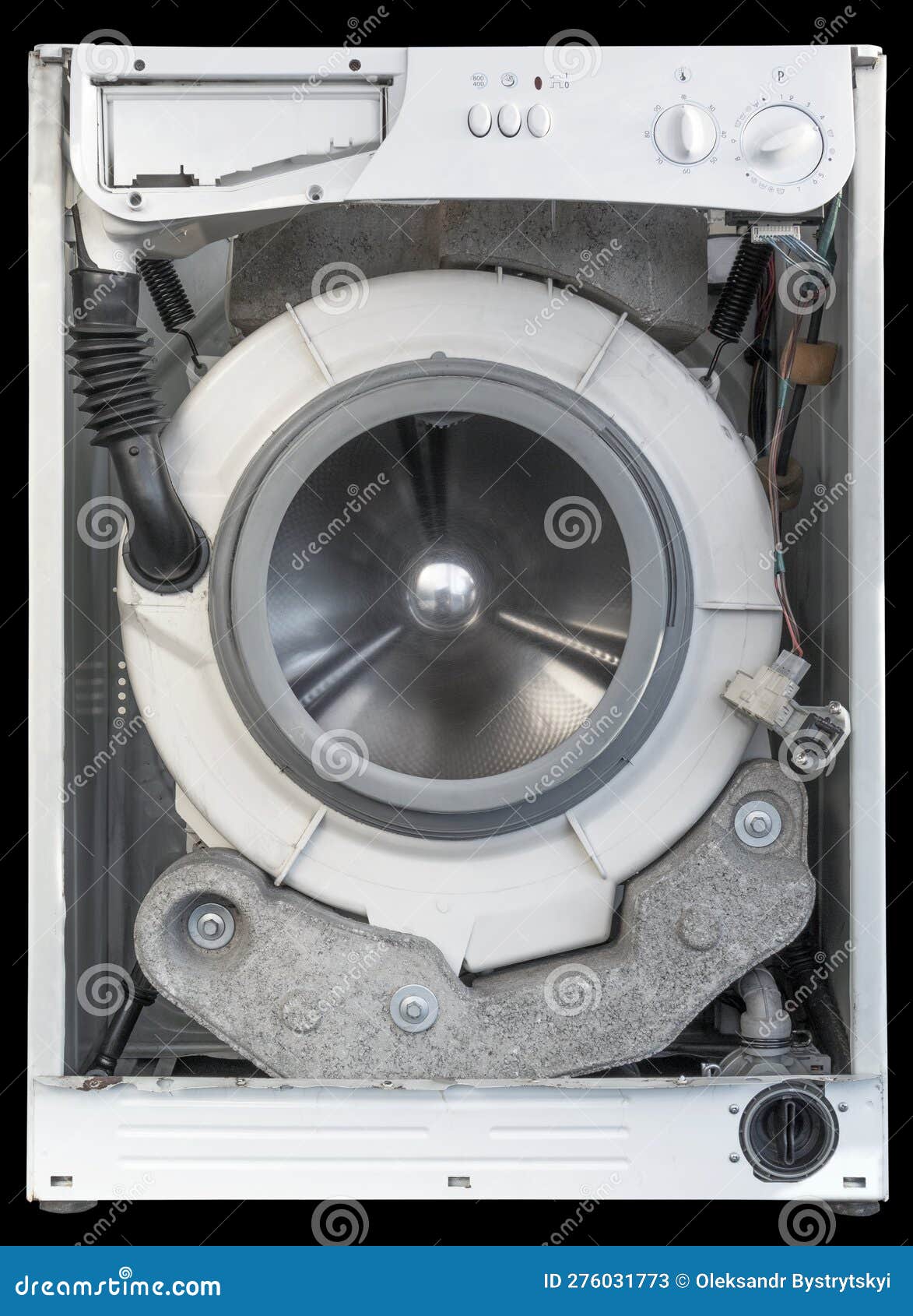 Repair Old Laundry Washer, Disassembled, Stock Image - Image of ...