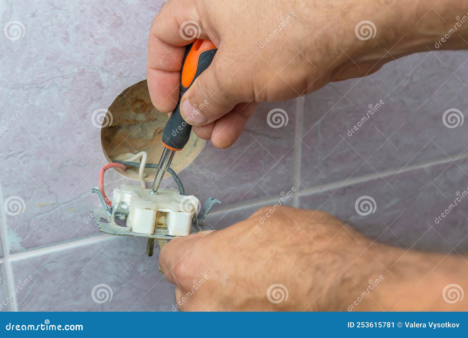 Socket repair stock image. Image of wing, hotel, metal - 253615781