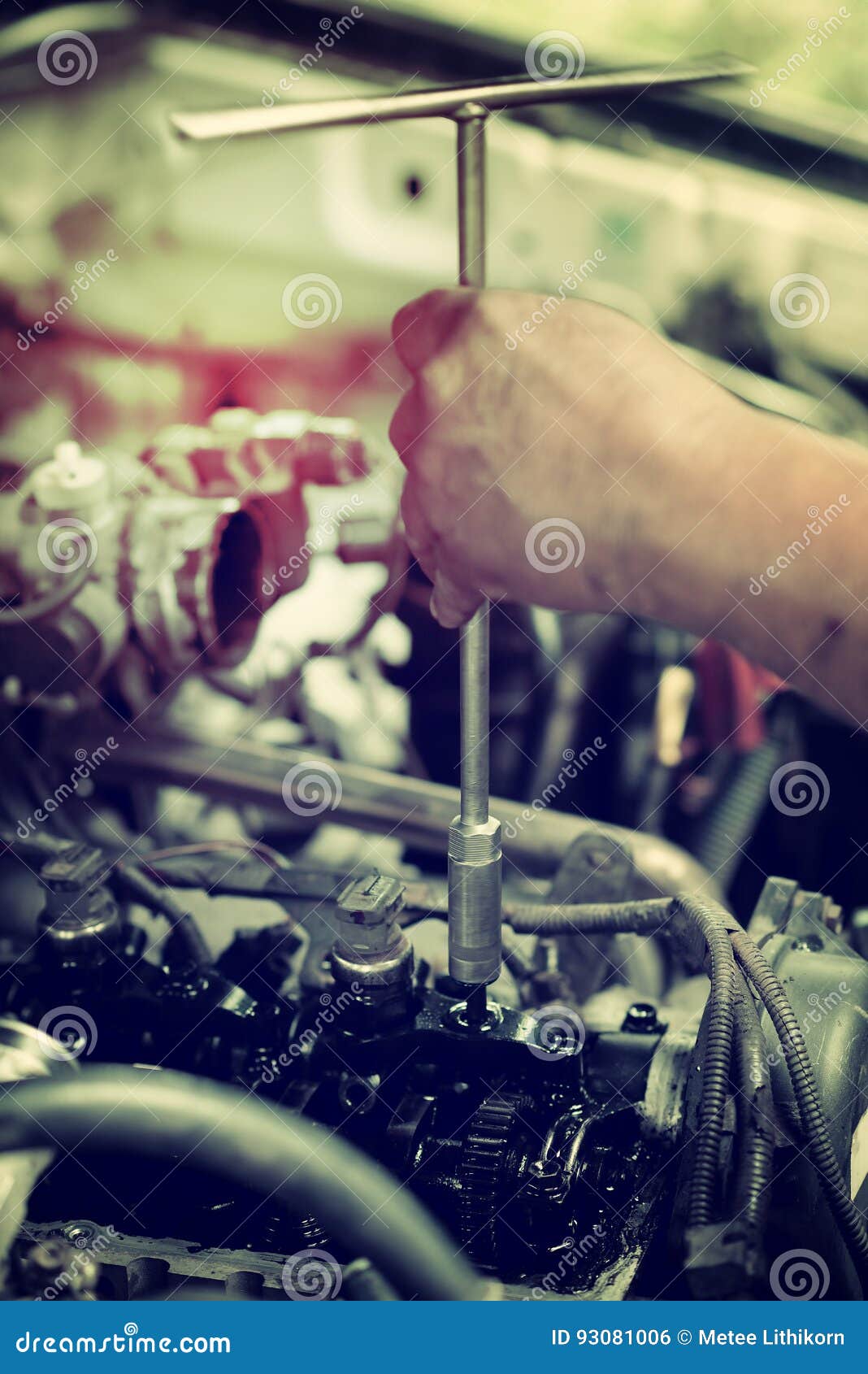 Repair piston engine stock photo. Image of metal, mechanical - 93081006