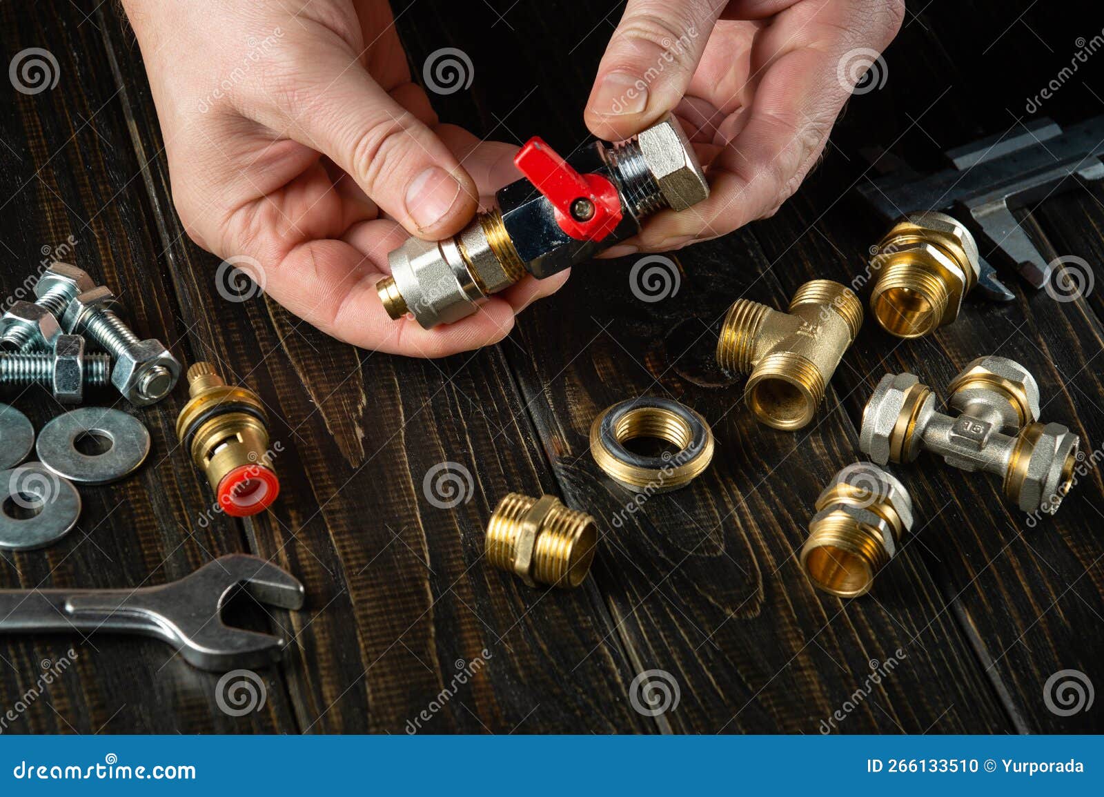 Fitting - PVC Connection Coupler To Connect Polypropylene Tubes Royalty ...