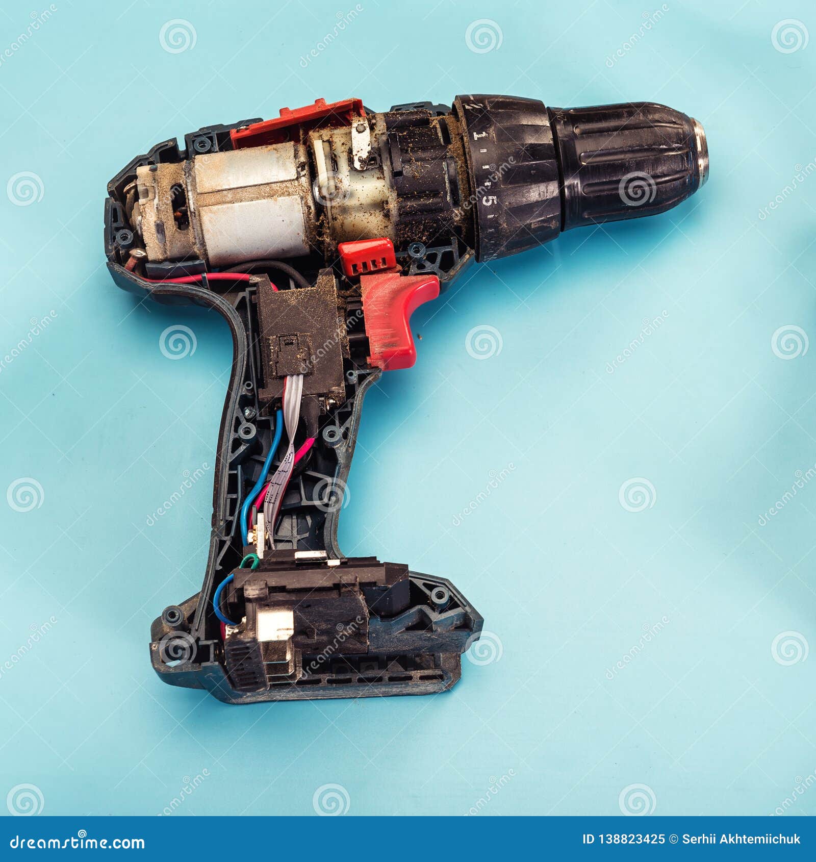 Repair of Power Tools in the Service Center Stock Image - Image of ...