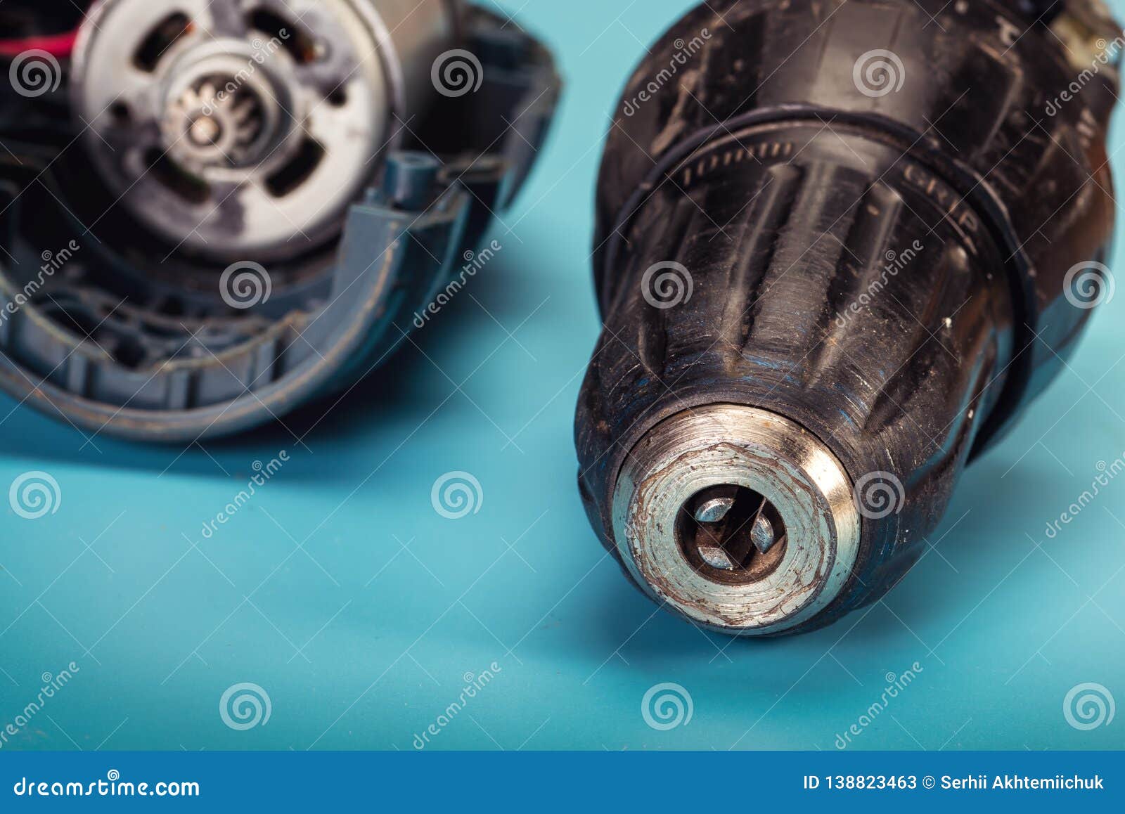 Repair of Power Tools in the Service Center Stock Image - Image of ...