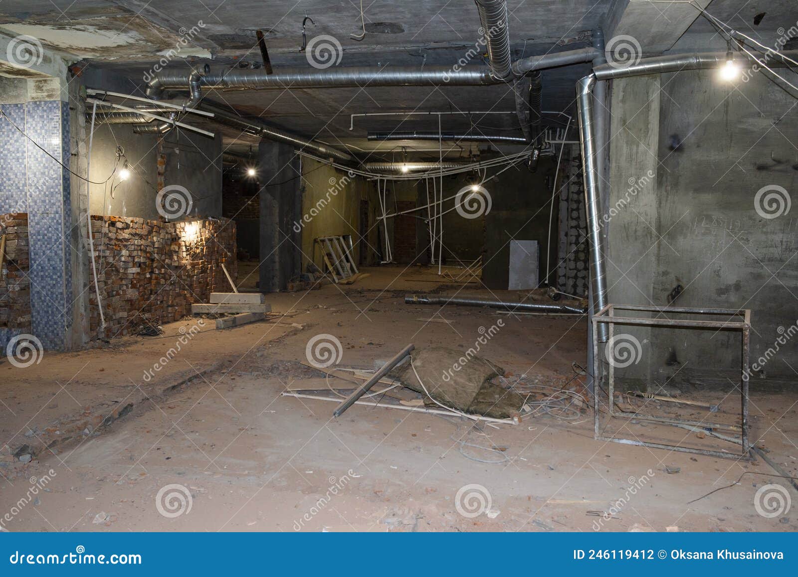 A Repair of Premises Inside the Building Stock Photo - Image of plaster ...