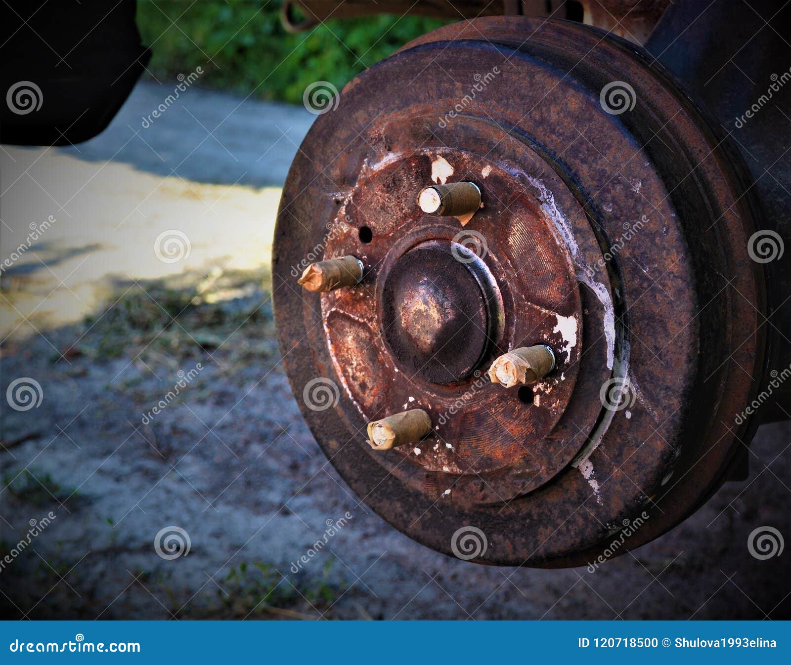 Repair of rear wheel stock photo. Image of transport - 120718500