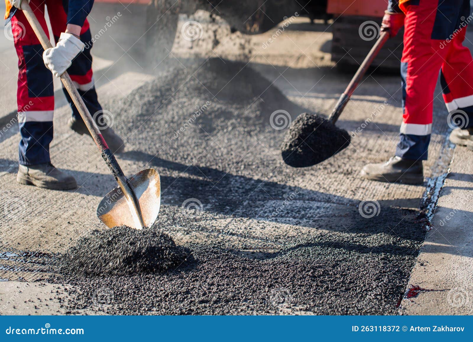 Repair of Roads, Highways and Sidewalks. Patching. Working with a ...