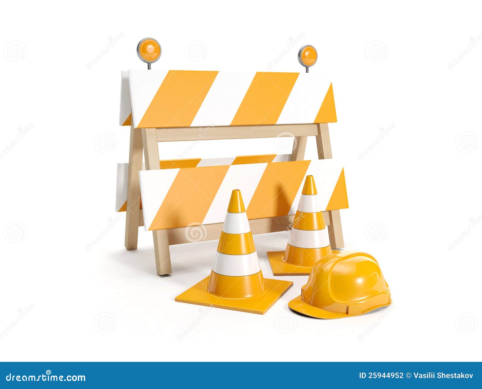 Repair Roads, Replacing The Road. Signs Stock Illustration ...