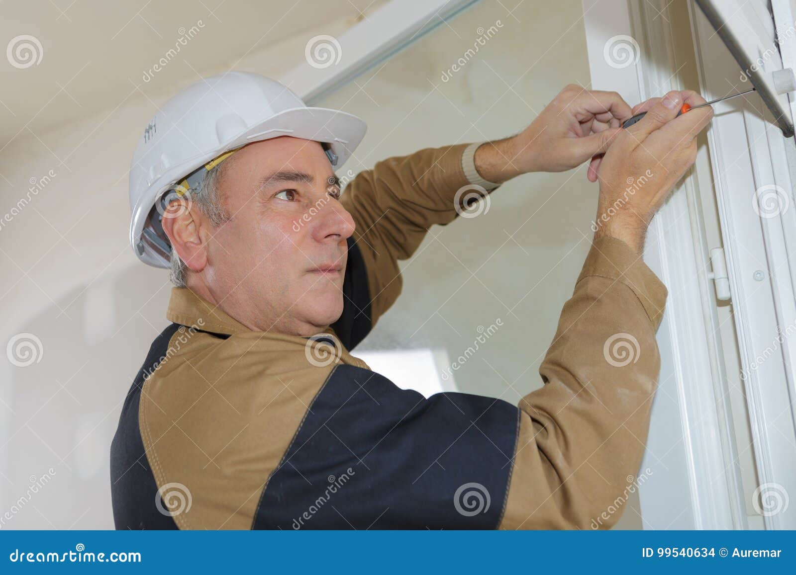 Repair rolling shutter stock photo. Image of labor, procedure - 99540634