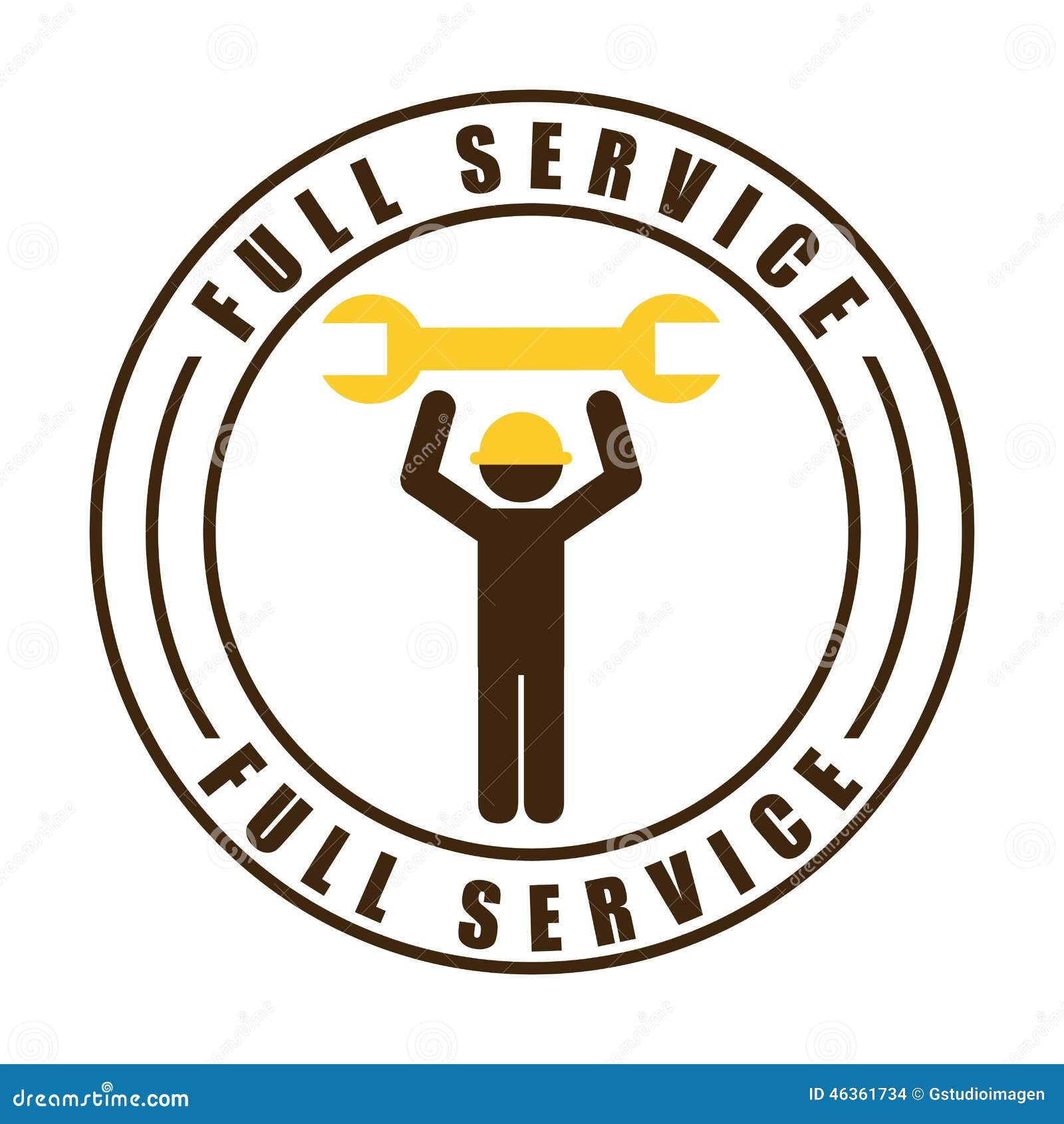 Repair service design stock vector. Illustration of holding - 46361734