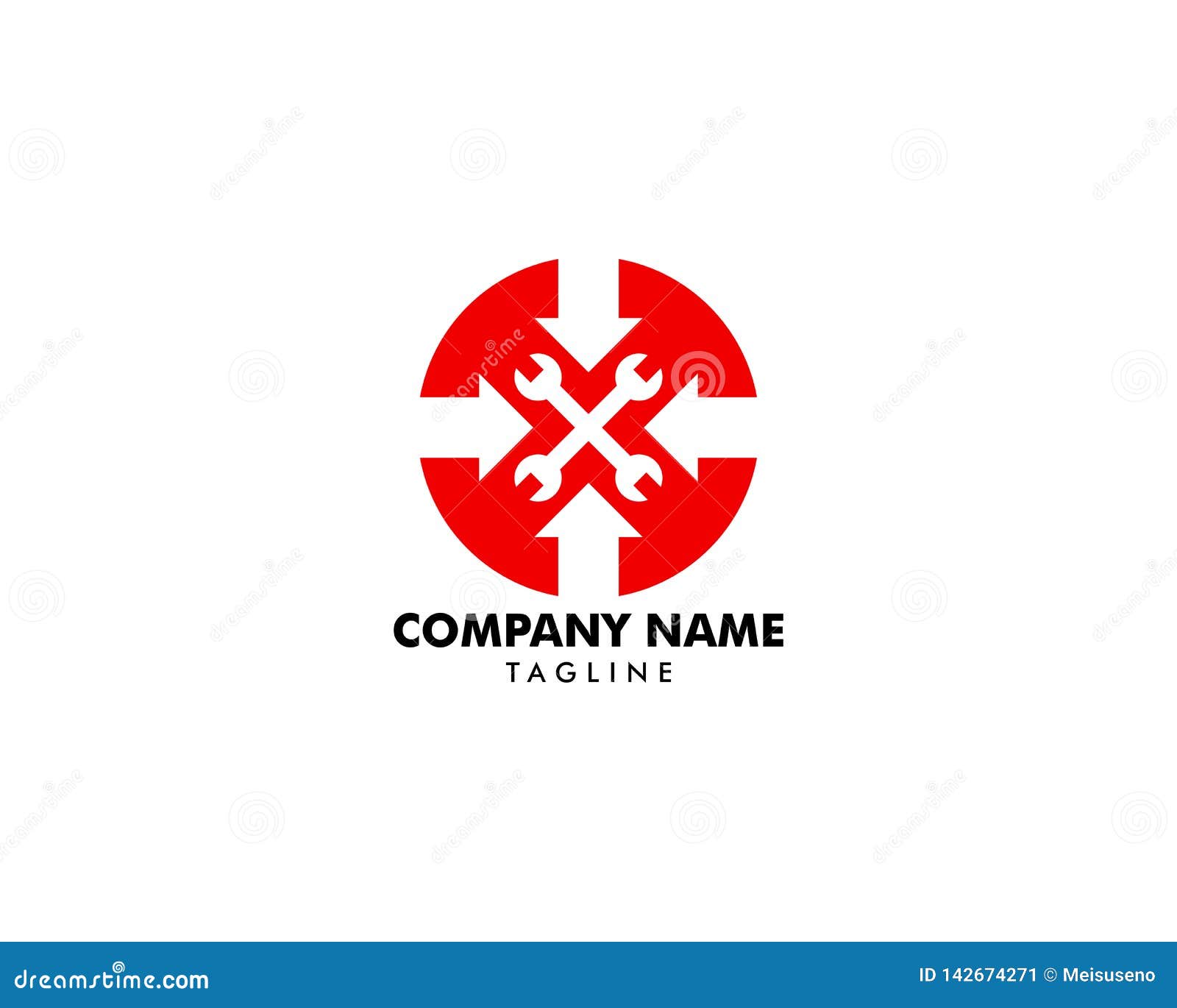 Repair Service Logo Design Element Stock Vector - Illustration of idea ...