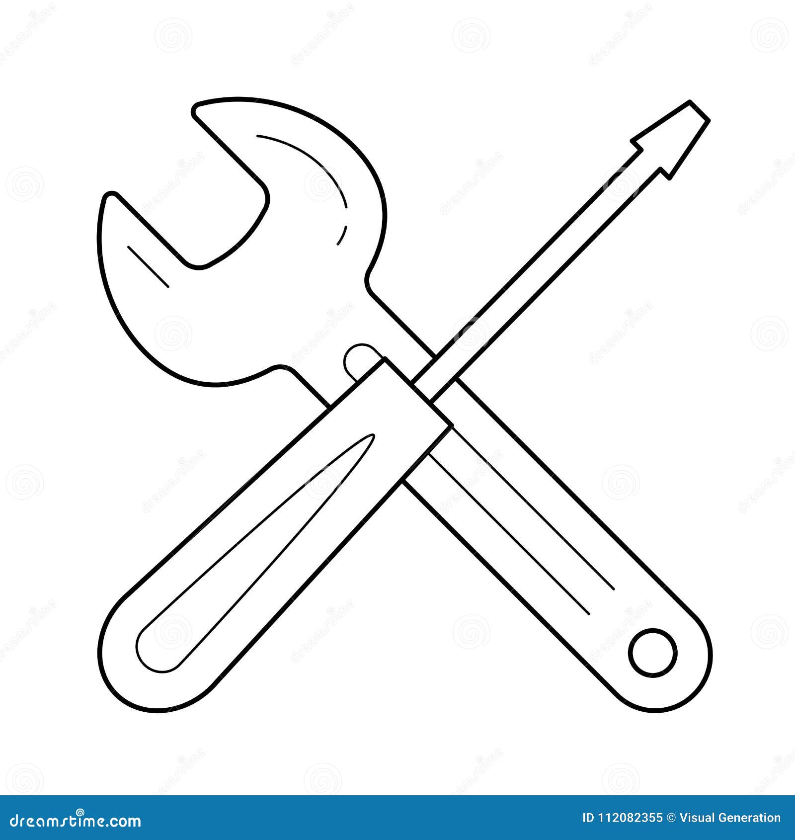 Repair Service Vector Line Icon. Stock Vector - Illustration of ... Repair Service Vector Line Icon. Stock Vector - Illustration of ...