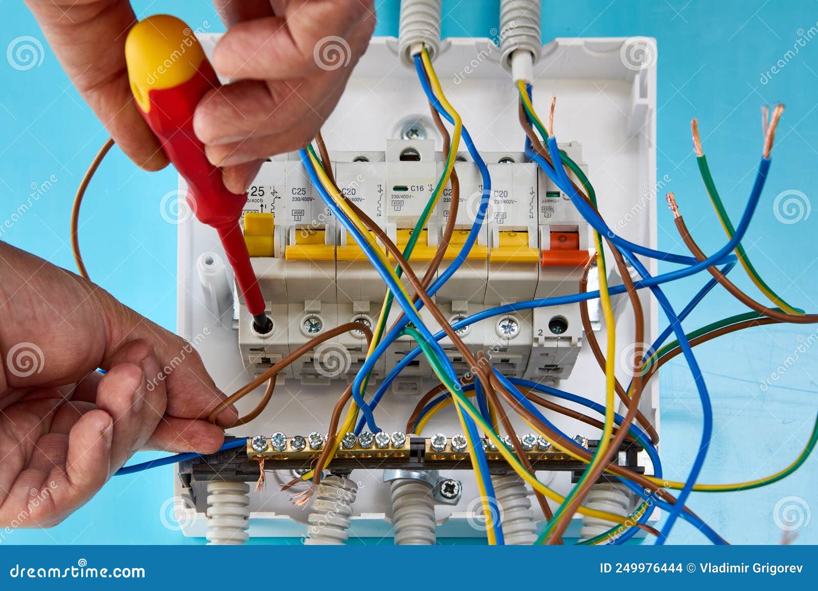 Repair of Single Phase Consumer Unit for Household Electrical Network ...
