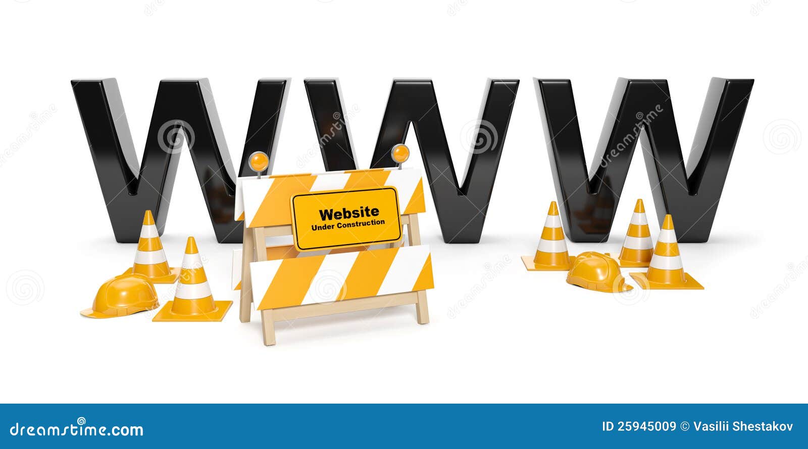 Repair of the site stock illustration. Illustration of barrier - 25945009