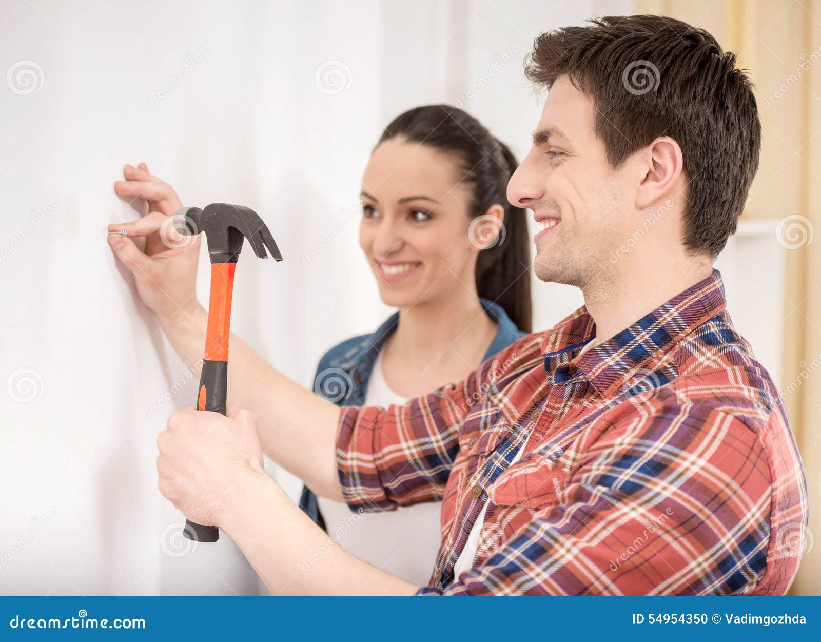 Repair stock photo. Image of couple, interior, renovation - 54954350