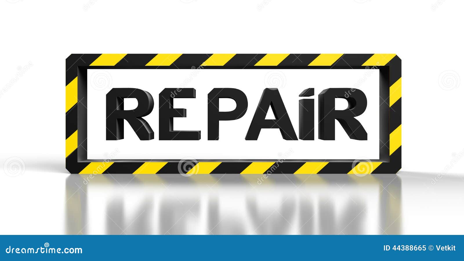 Repair symbol stock illustration. Illustration of text - 44388665