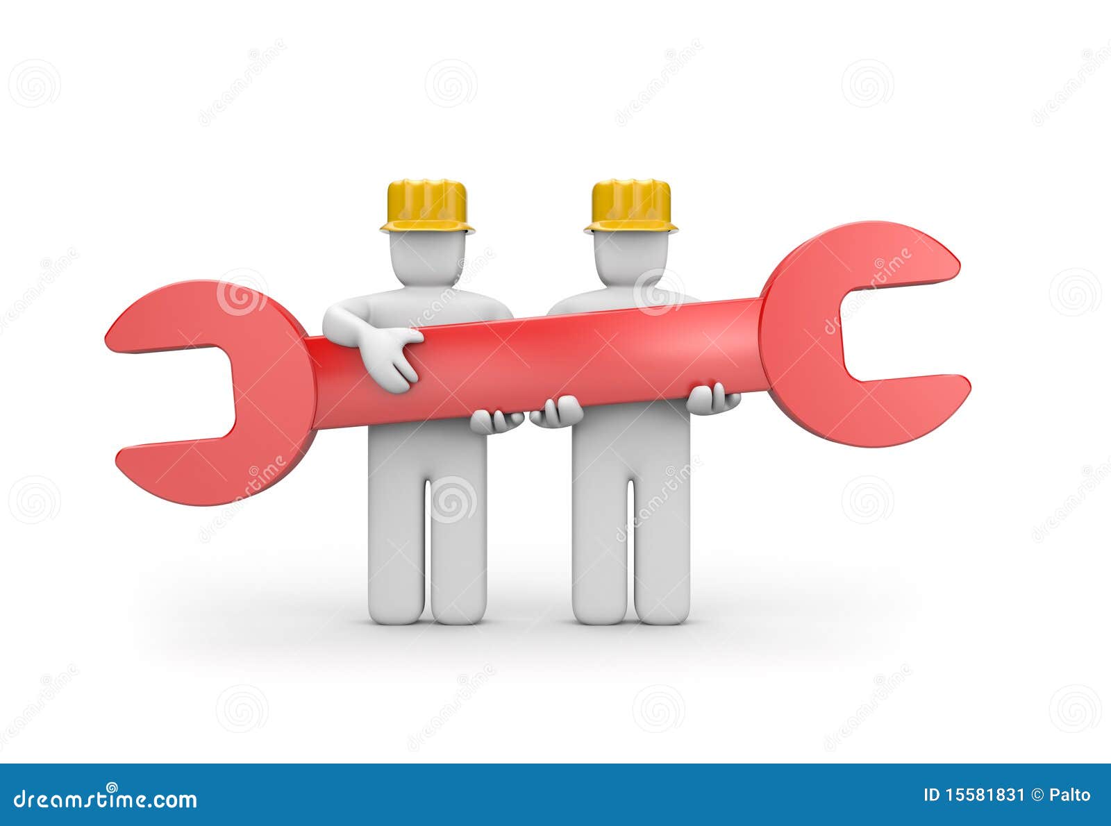 Repair team stock illustration. Illustration of character - 15581831