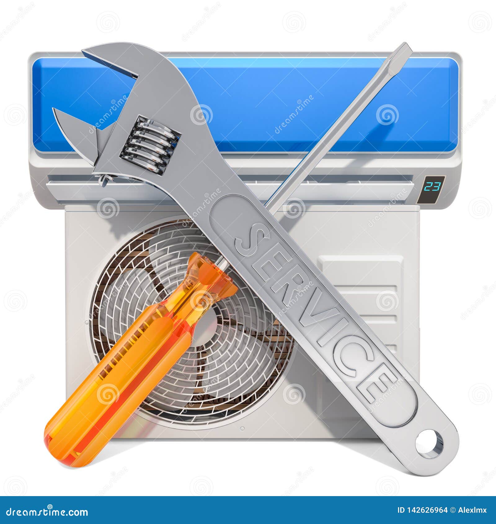 Repair Of Air Conditioners. Maintenance And Installation Of Cooling ...