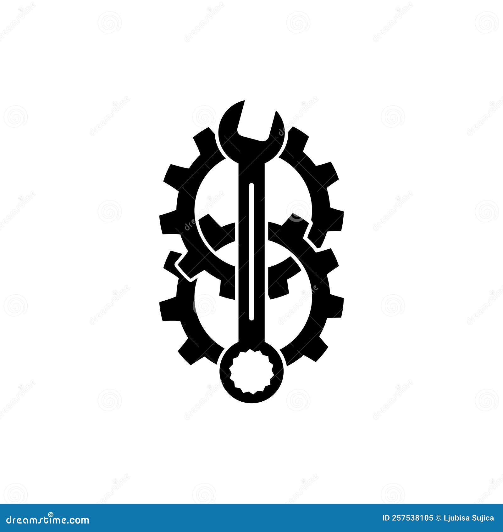 Repair Tool Icon Isolated on White Background Stock Vector ...