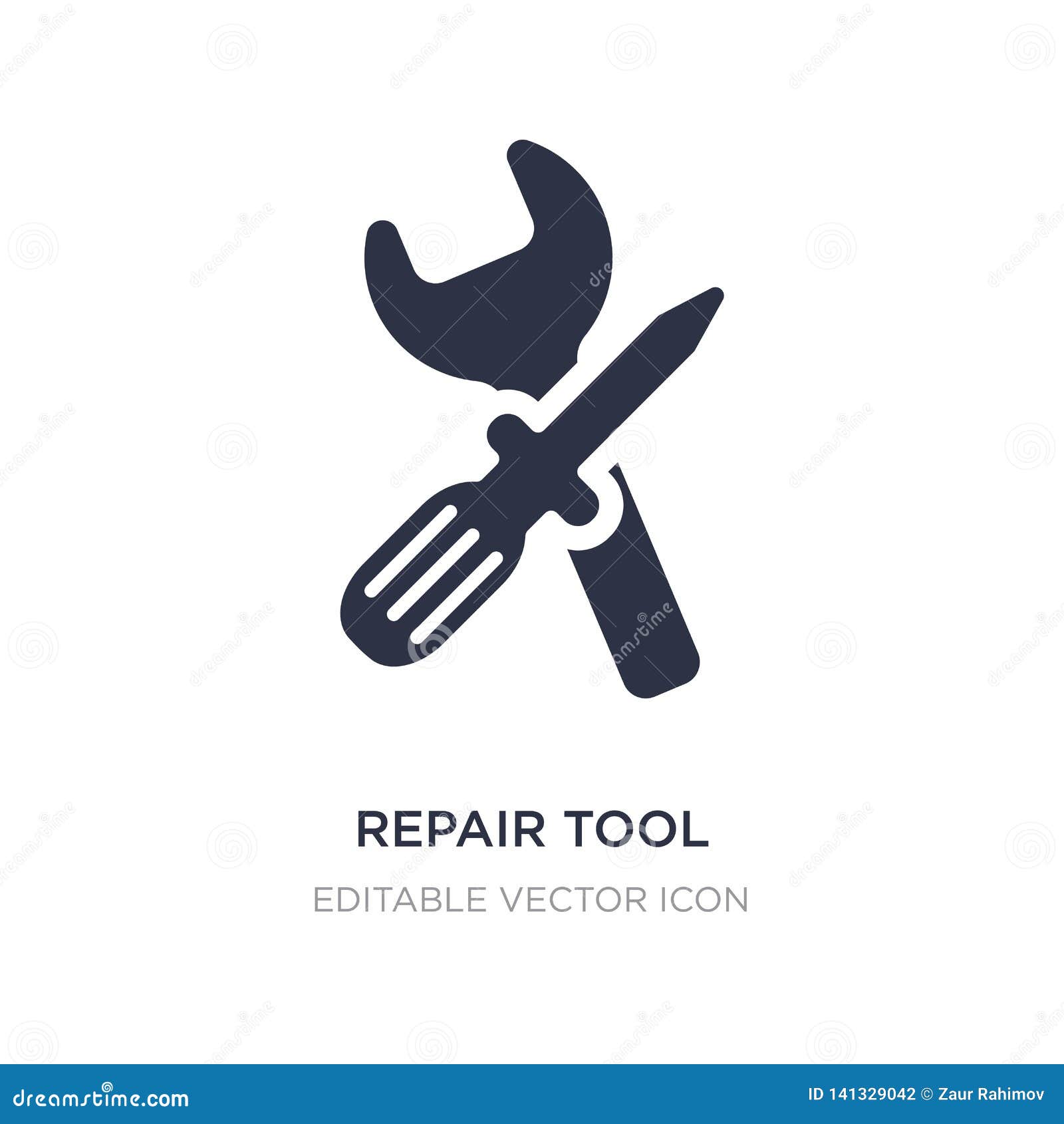 Repair Tool Icon On White Background. Simple Element Illustration From ...